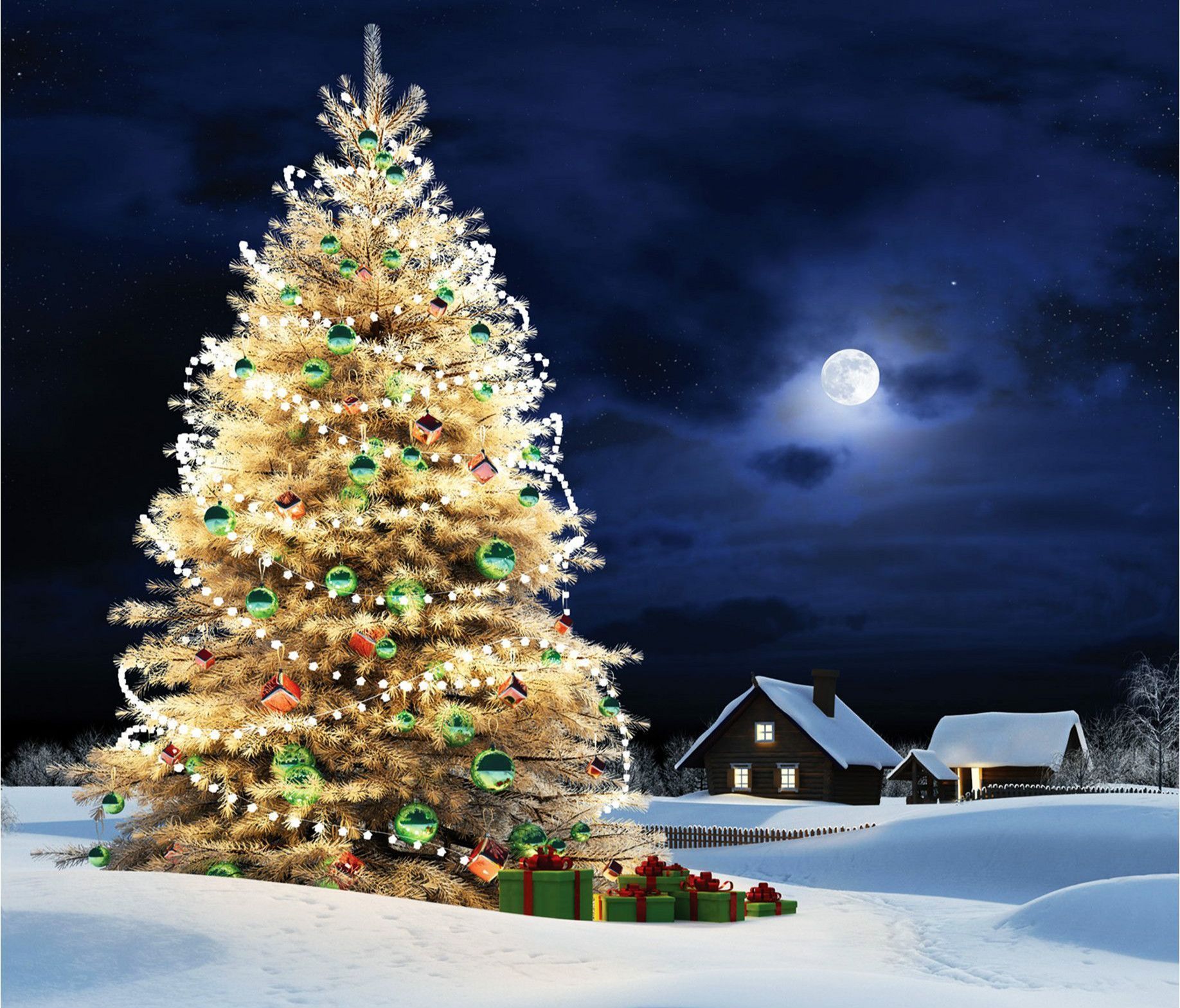 Christmas Outside Wallpapers - Top Free Christmas Outside Backgrounds ...