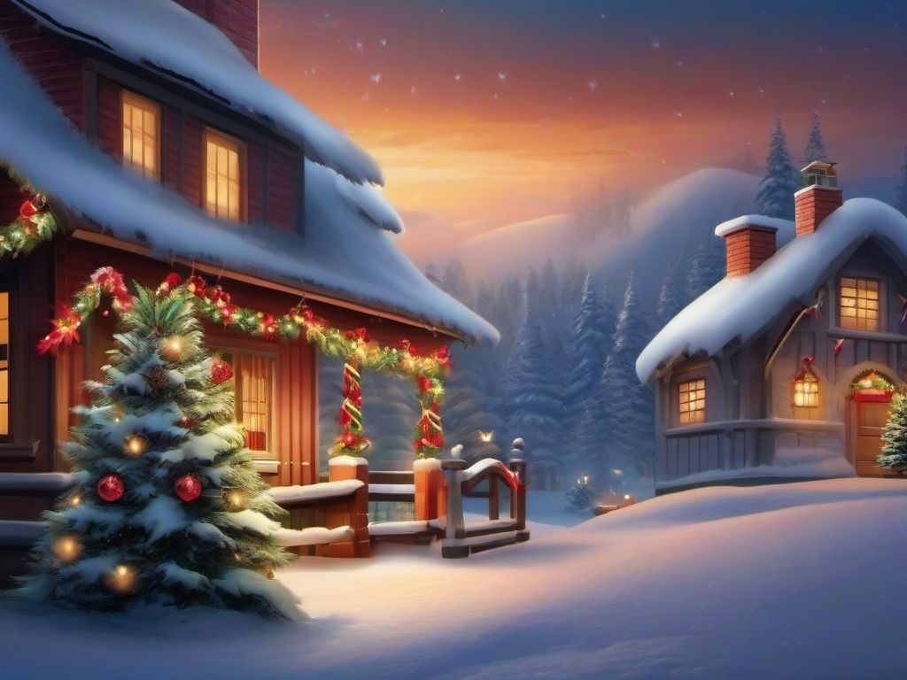 Christmas Outside Wallpapers - Top Free Christmas Outside Backgrounds ...