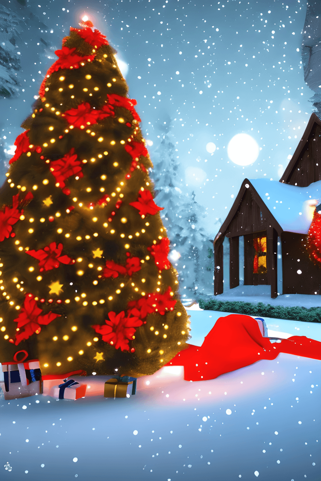 Christmas Outside Wallpapers - Top Free Christmas Outside Backgrounds ...