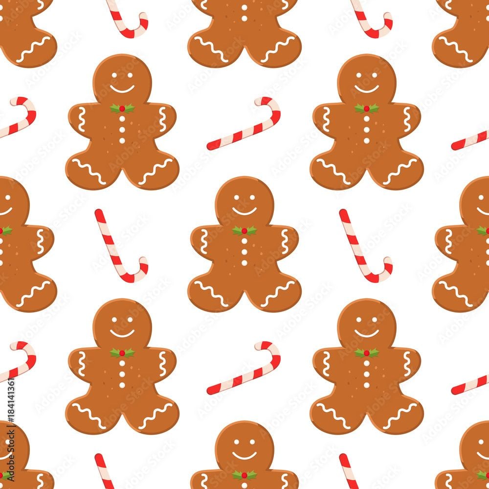 Christmas Gingerbread Man Wallpapers - Top Free Christmas Gingerbread ...