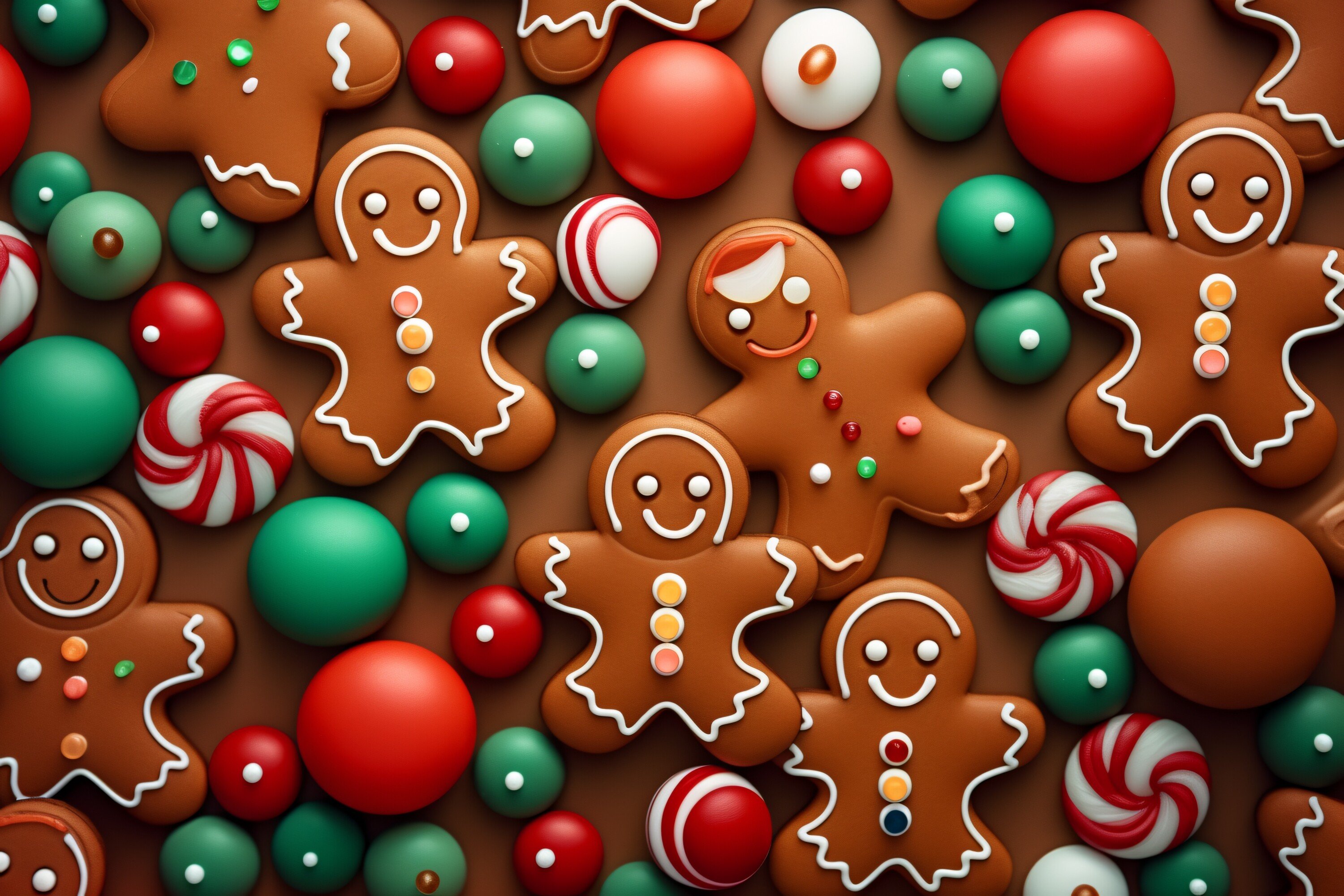 Christmas Gingerbread Man Wallpapers - Top Free Christmas Gingerbread ...