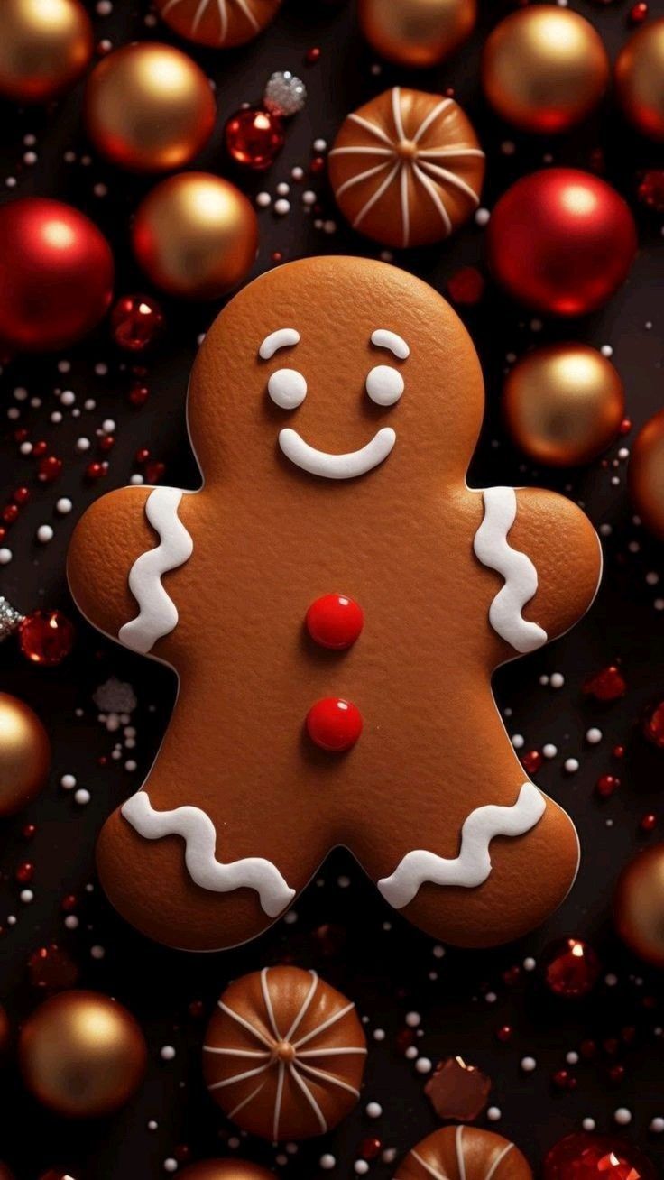 Christmas Gingerbread Man Wallpapers - Top Free Christmas Gingerbread ...