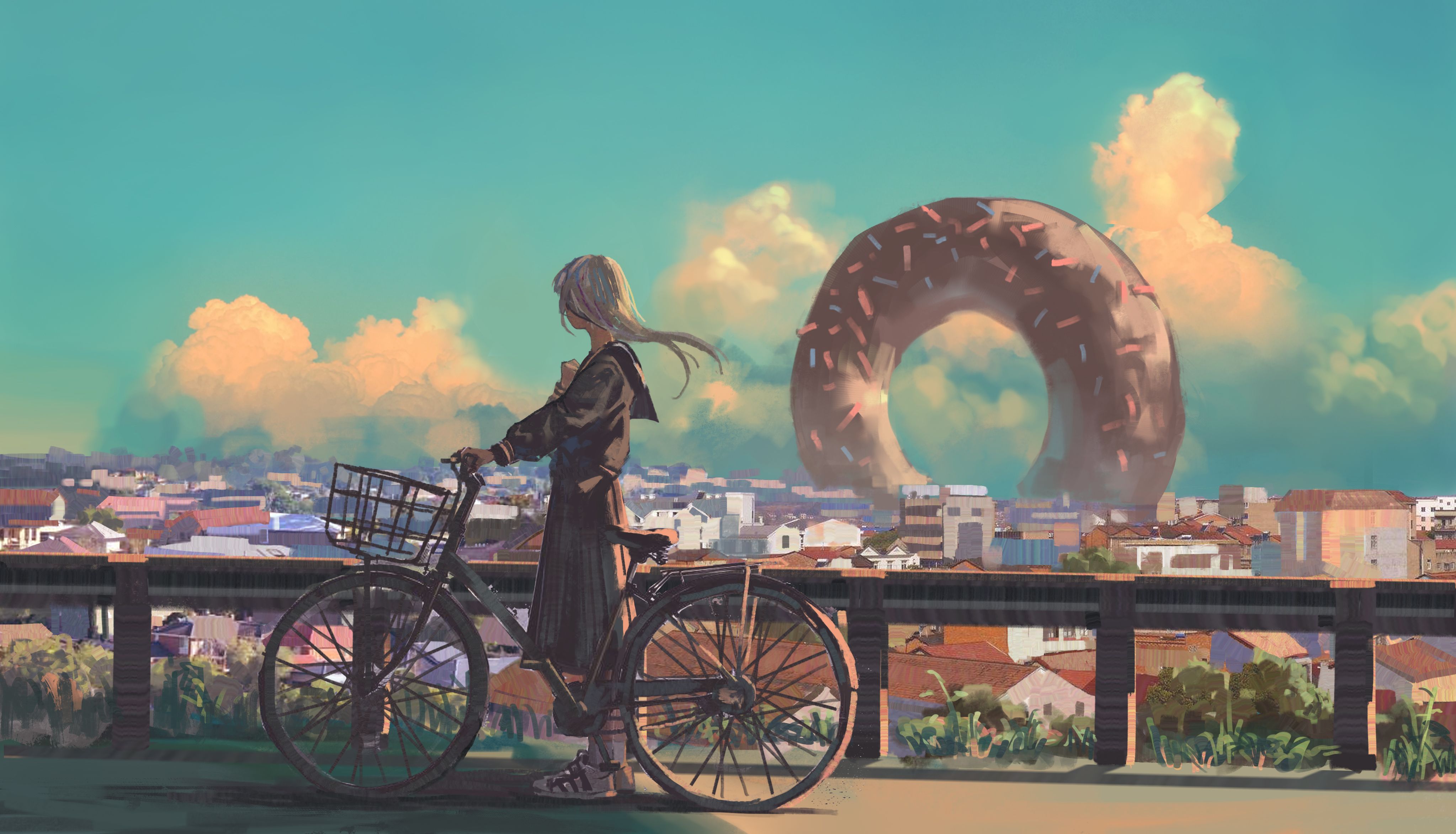 Anime Bicycle Wallpapers - Top Free Anime Bicycle Backgrounds ...