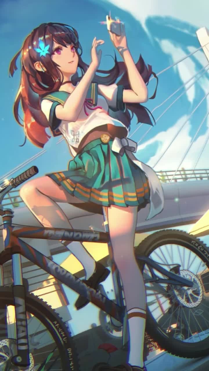 Anime Bicycle Wallpapers - Top Free Anime Bicycle Backgrounds ...