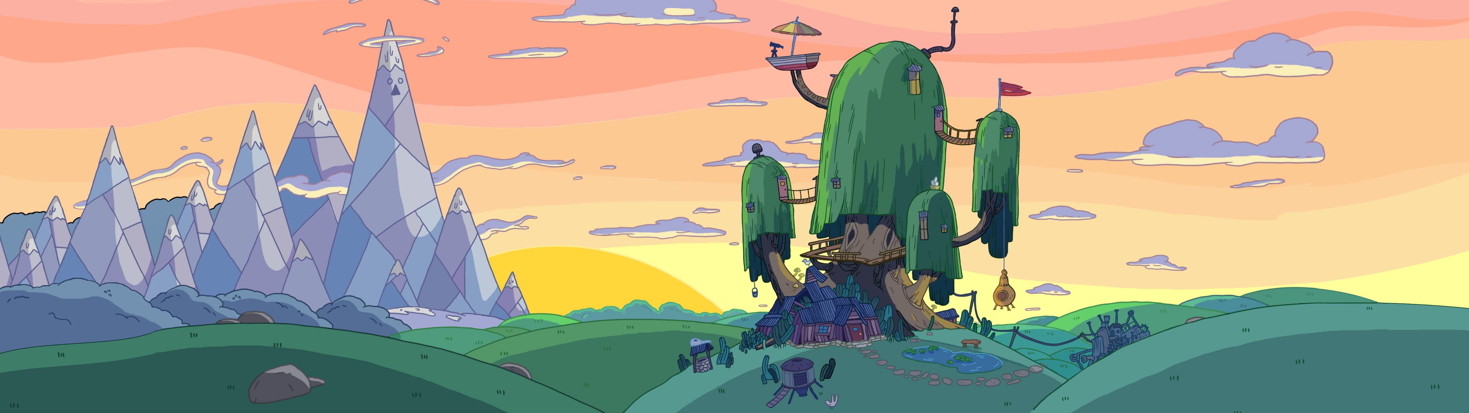 Adventure Time Dual Monitor Wallpapers - Top Free Adventure Time Dual ...