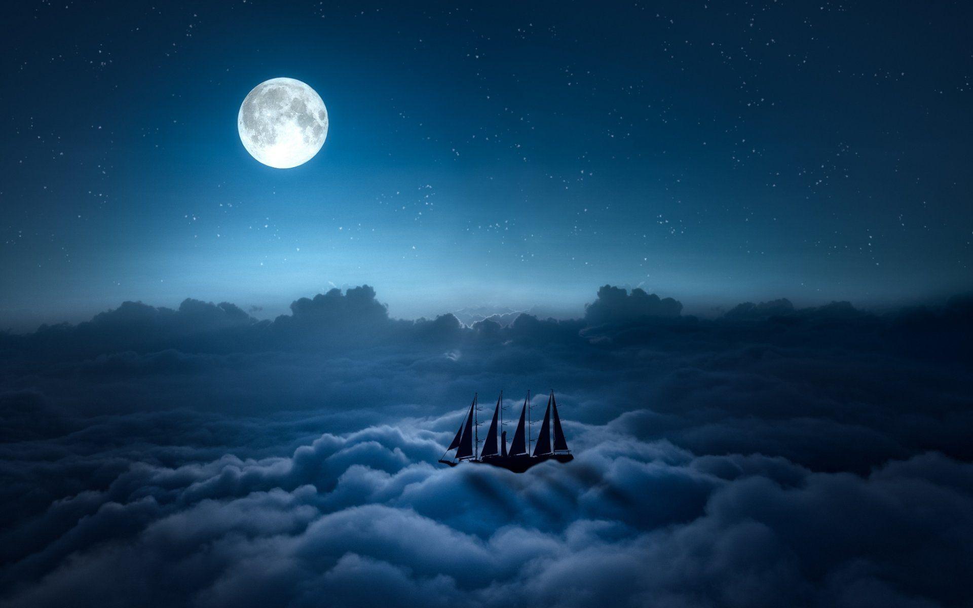 Clouds Night Sky Wallpapers - Top Free Clouds Night Sky Backgrounds ...