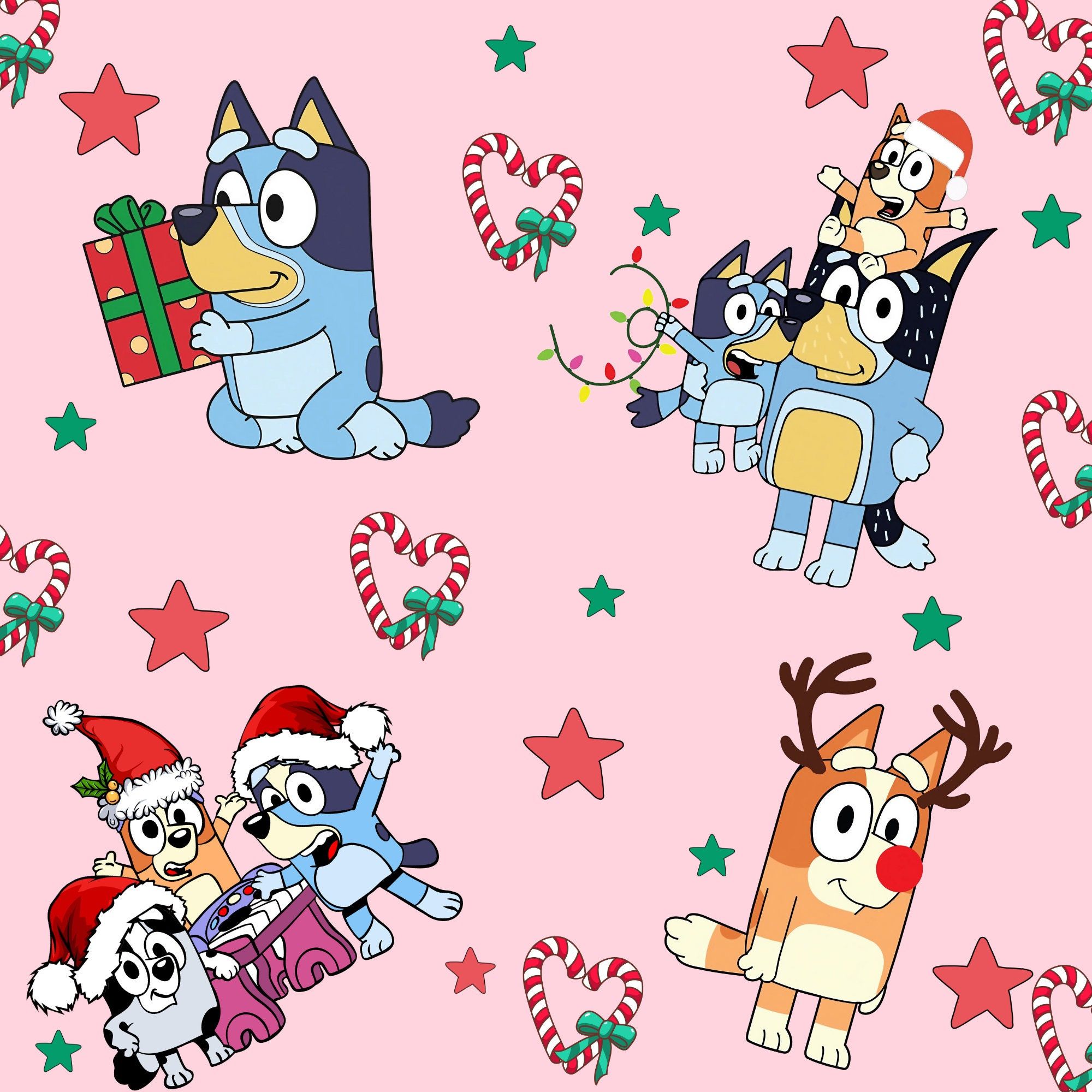 Bluey Christmas Wallpapers - Top Free Bluey Christmas Backgrounds ...
