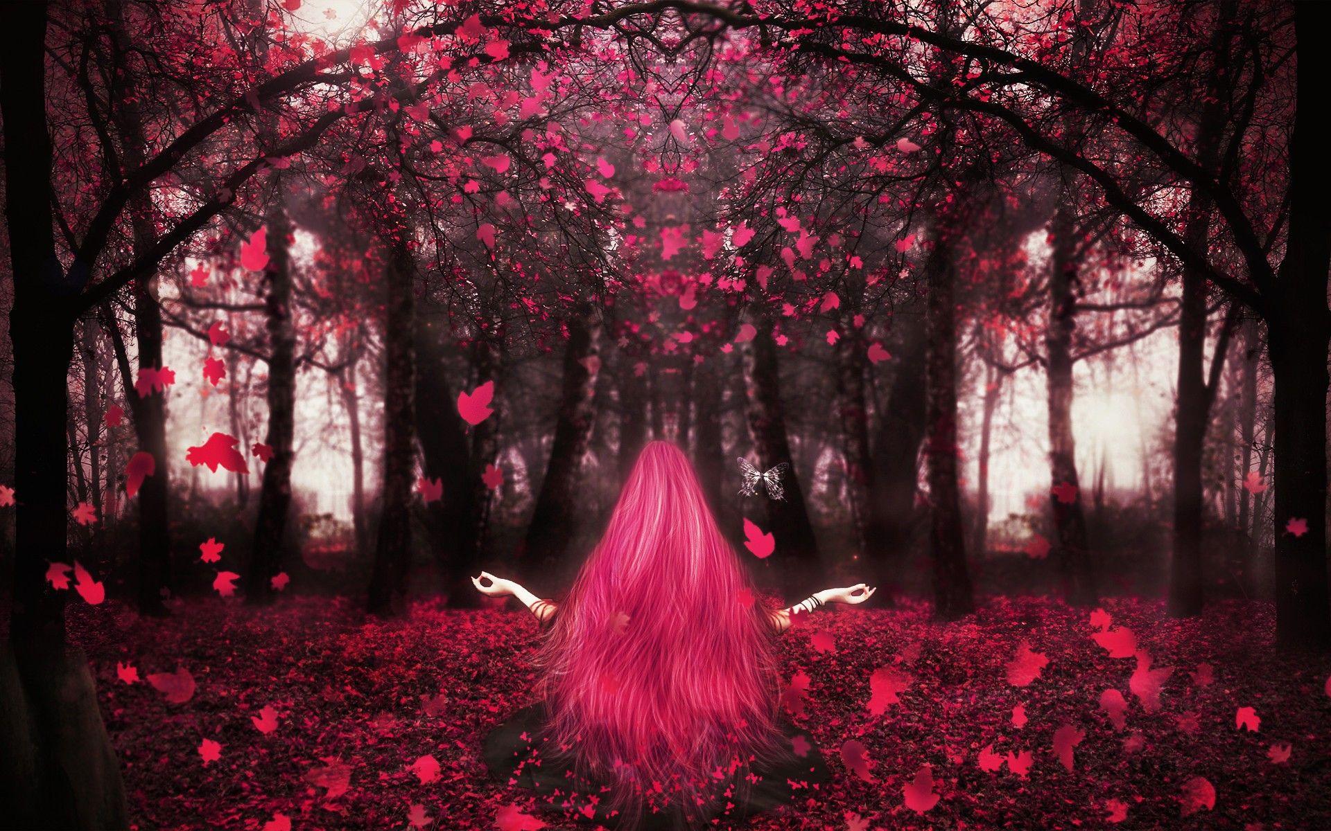 Pink Forest Wallpapers - Top Free Pink Forest Backgrounds - WallpaperAccess