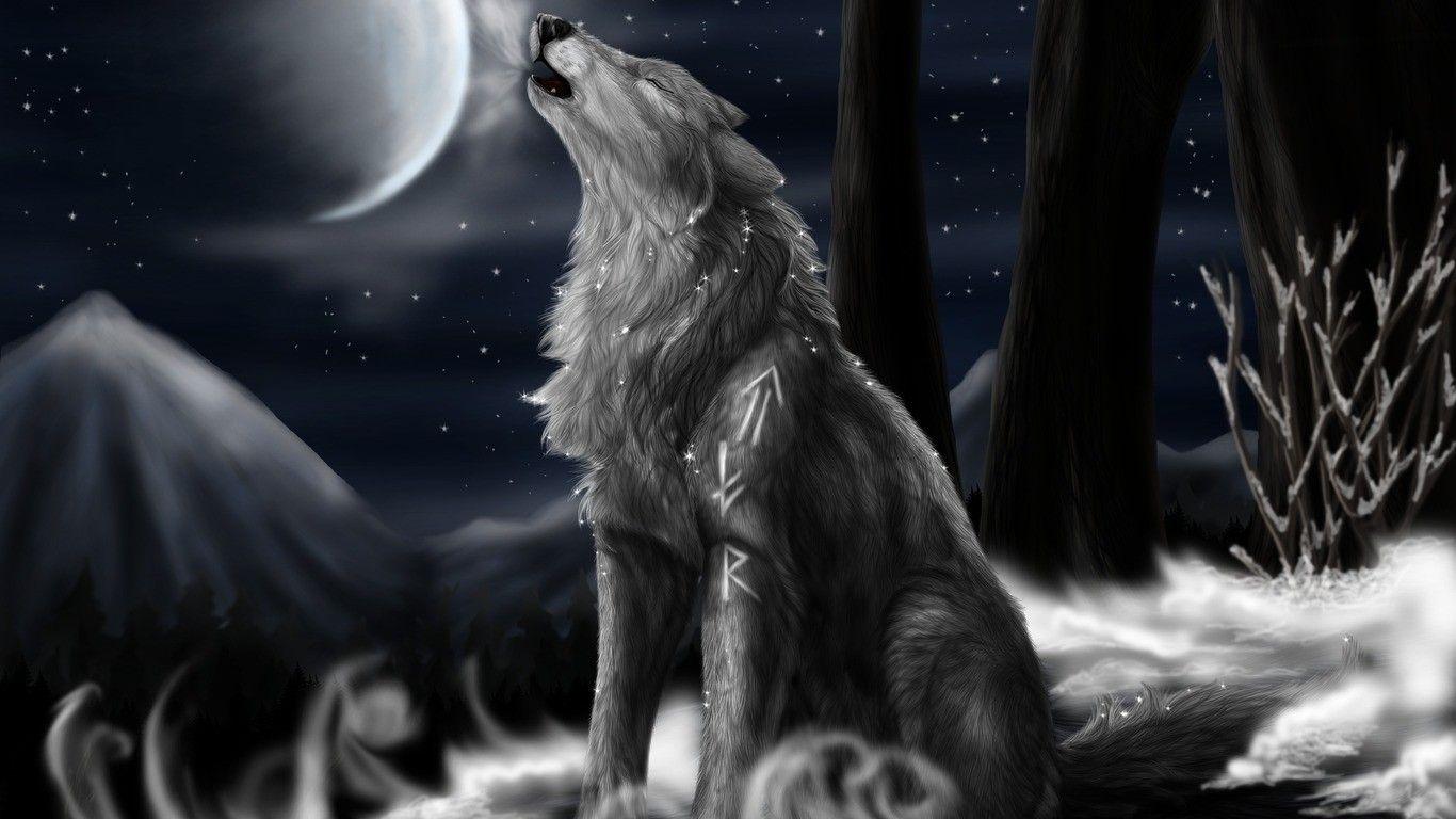 Mystical Wolf Wallpapers - Top Free Mystical Wolf Backgrounds ...