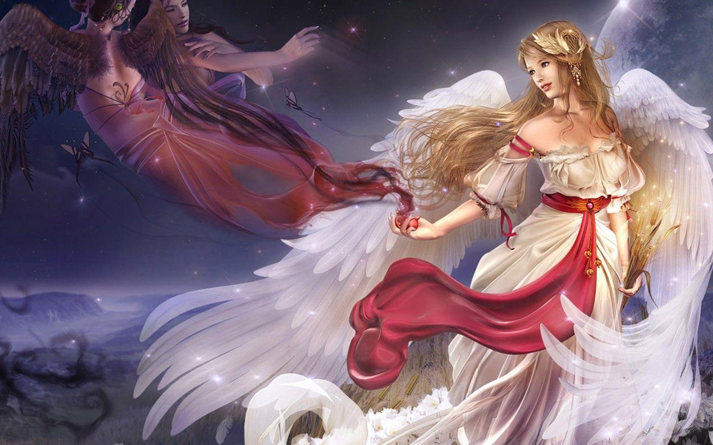 Angel Art Wallpapers - Top Free Angel Art Backgrounds - WallpaperAccess