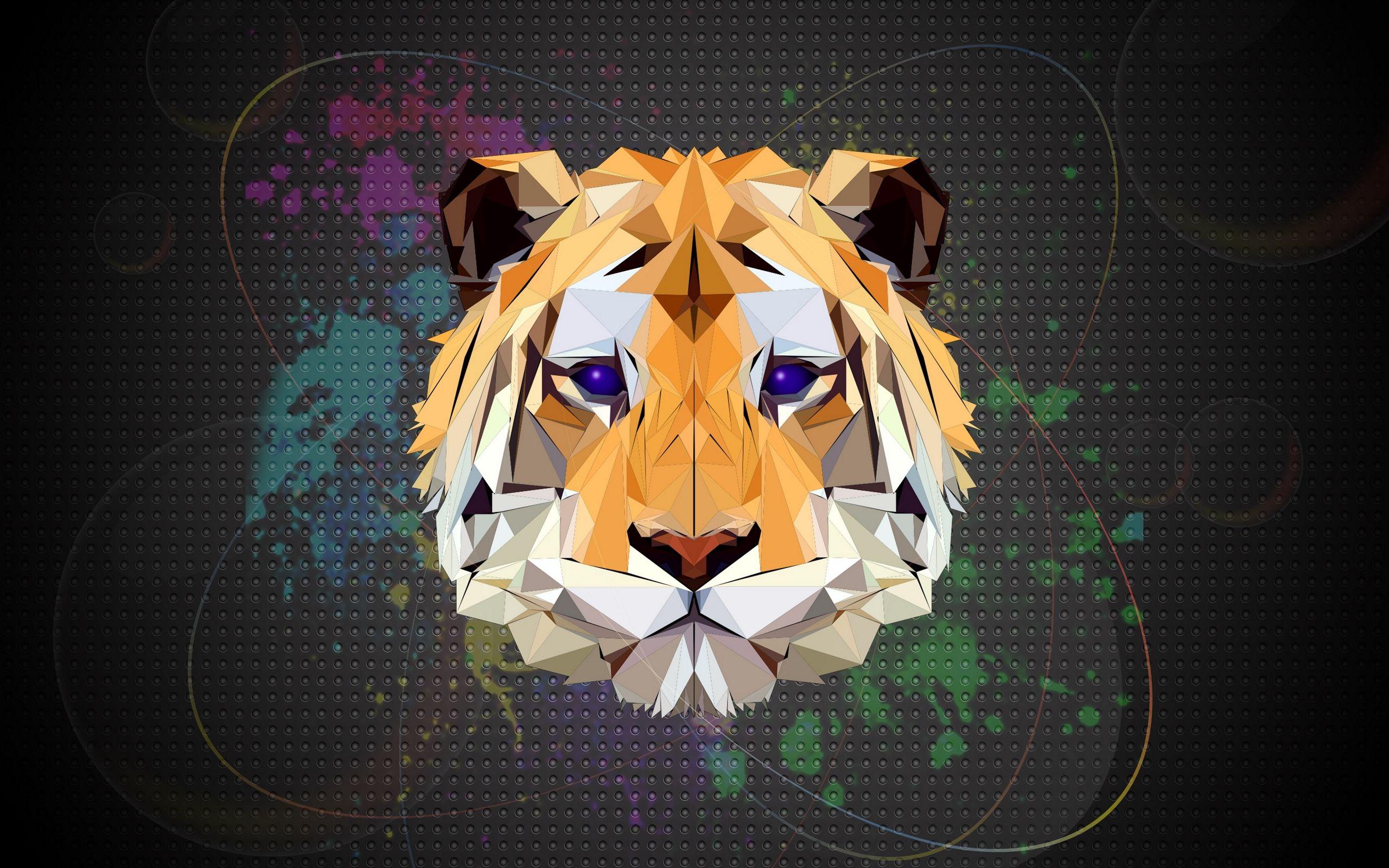 Polygon Tiger Wallpapers - Top Free Polygon Tiger Backgrounds ...