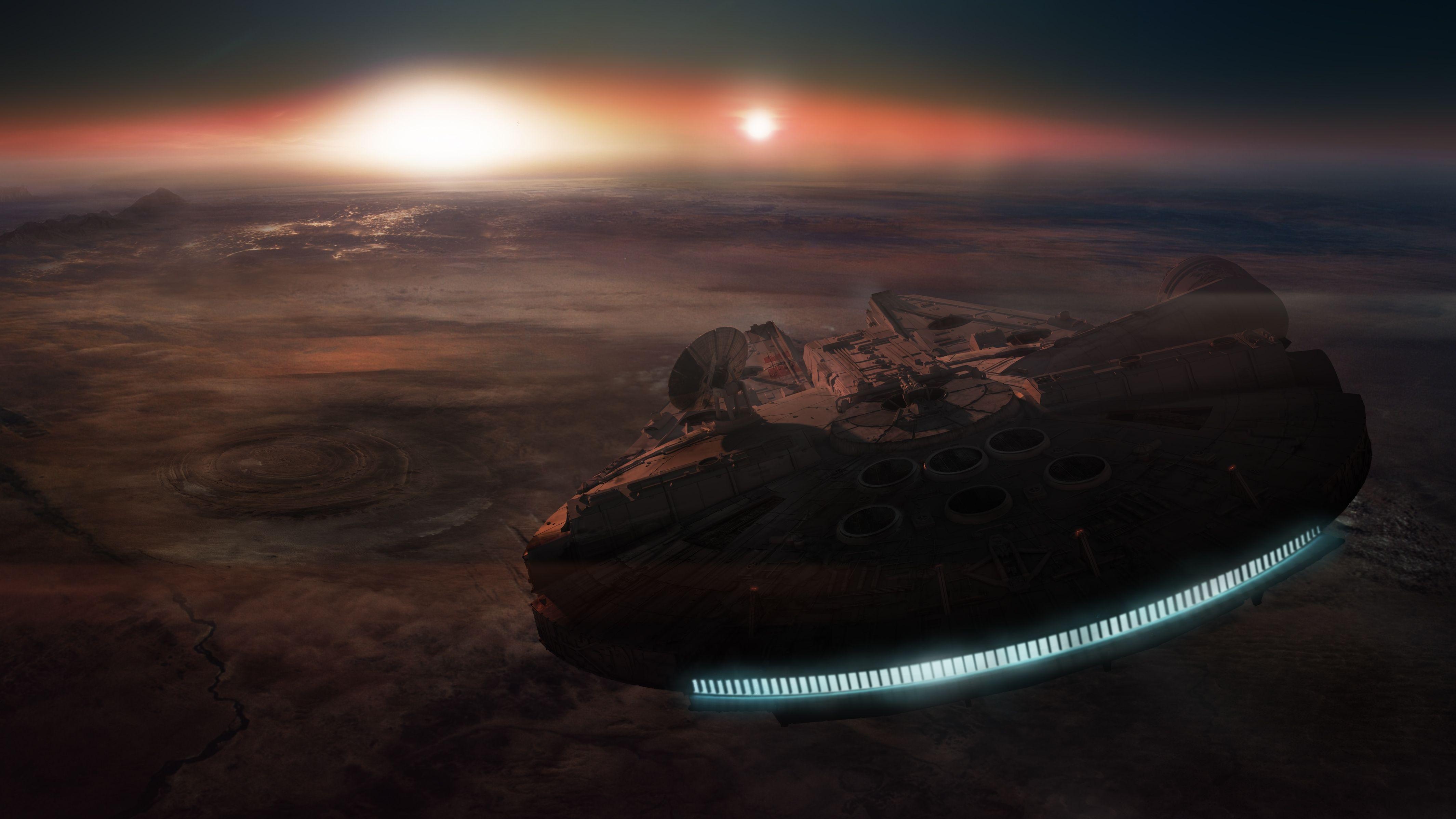 Millenium Falcon Wallpapers - Top Free Millenium Falcon Backgrounds ...