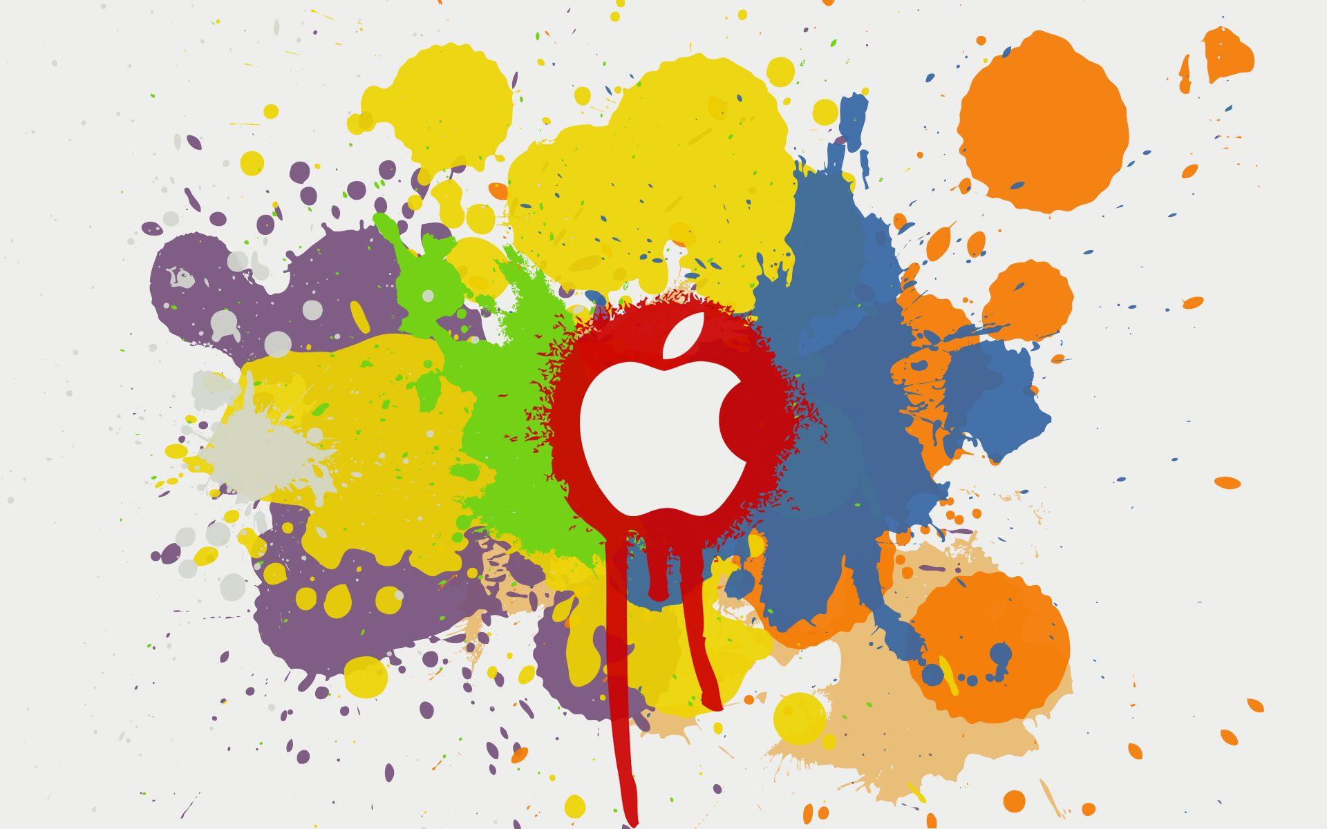 Colorful Apple Logo Wallpapers - Top Free Colorful Apple Logo ...