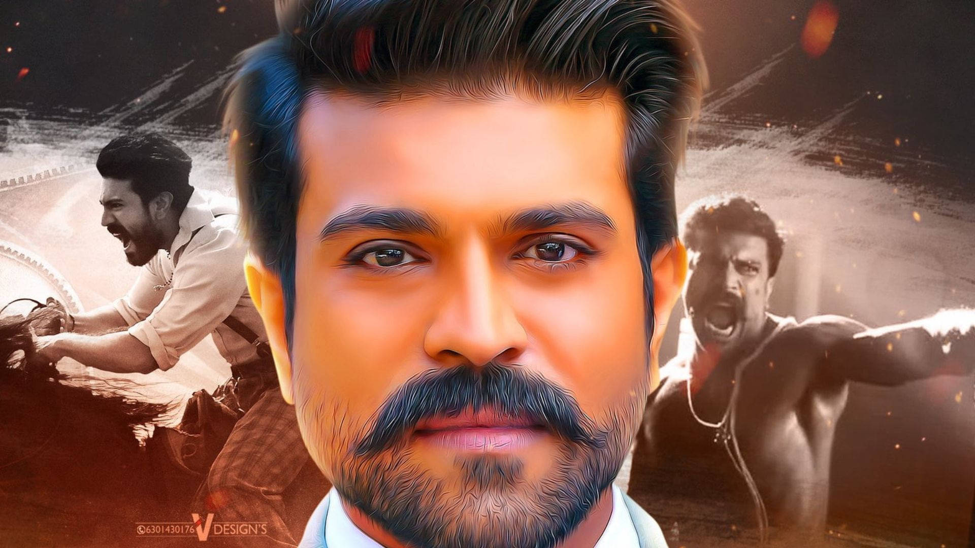 RRR Ram Charan Wallpapers - Top Free RRR Ram Charan Backgrounds - WallpaperAccess