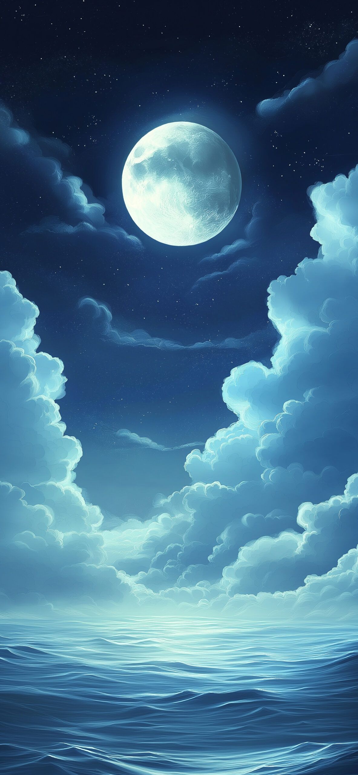 Moon and Ocean Wallpapers - Top Free Moon and Ocean Backgrounds ...
