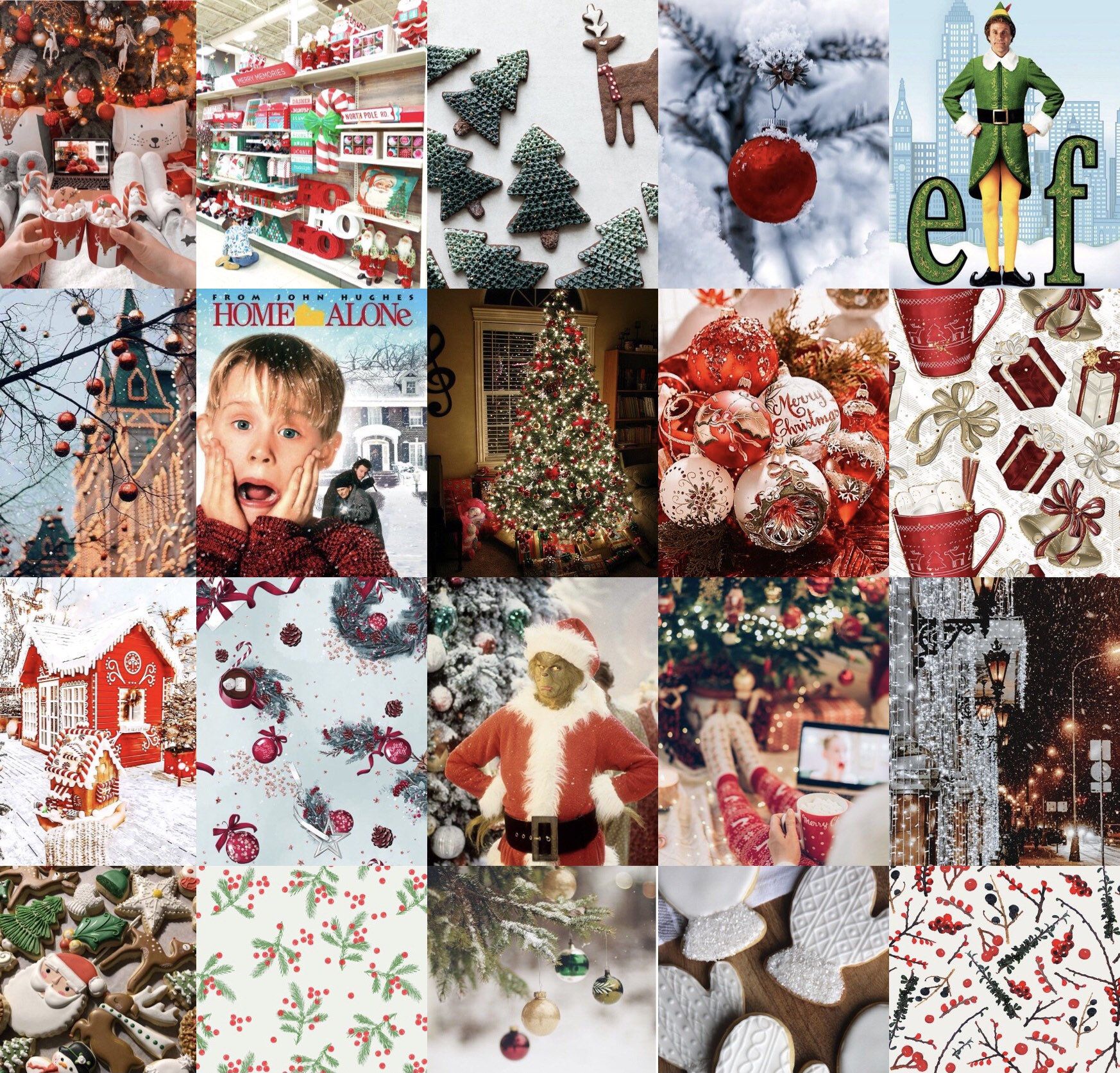 Preppy Christmas Collage Wallpapers - Top Free Preppy Christmas Collage ...