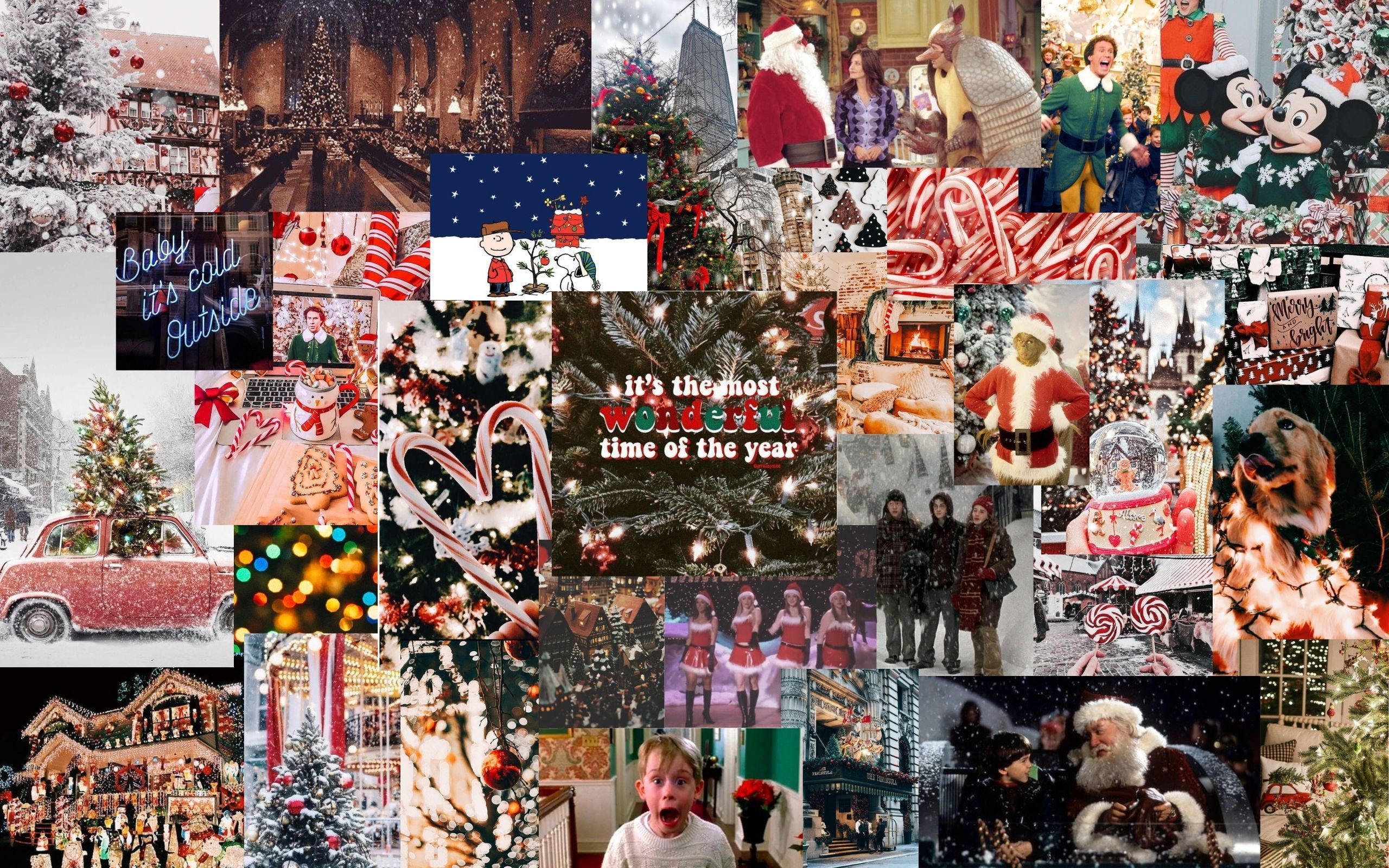 Preppy Christmas Collage Wallpapers - Top Free Preppy Christmas Collage ...