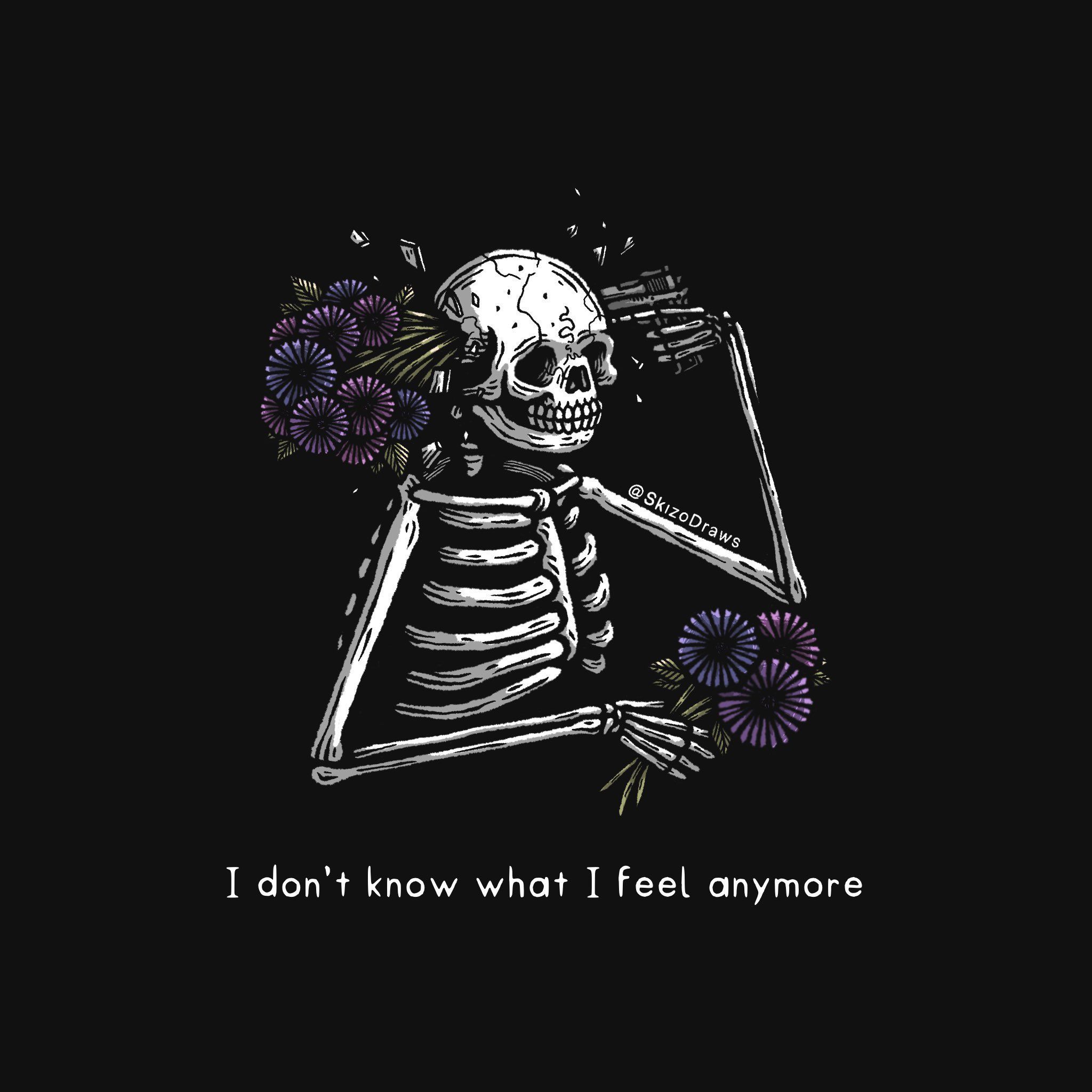 Sad Skeleton Wallpapers - Top Free Sad Skeleton Backgrounds - WallpaperAccess