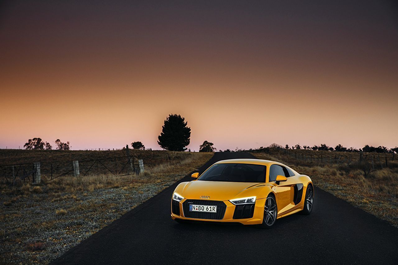 Audi R8 Yellow Wallpapers - Top Free Audi R8 Yellow Backgrounds ...