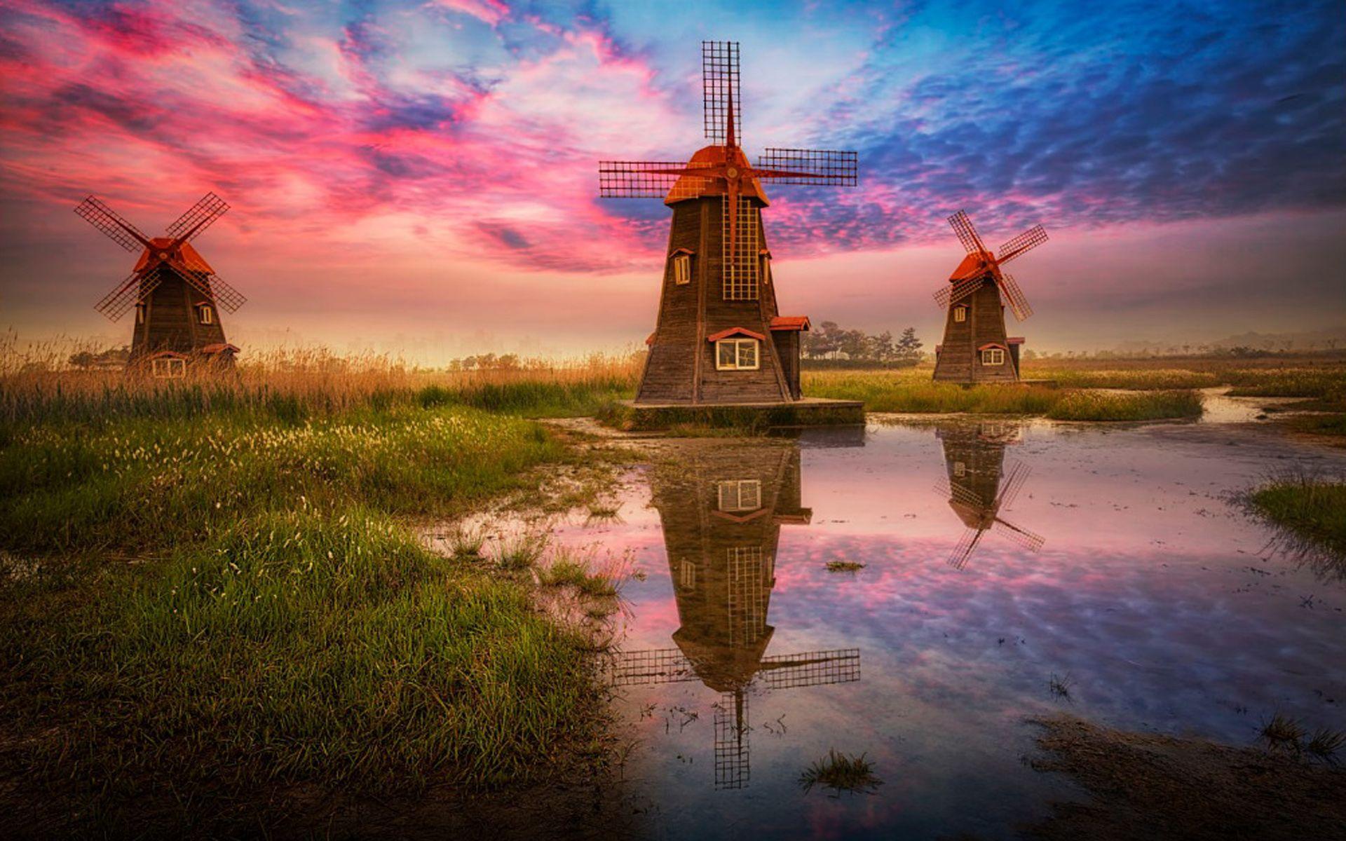 Windmill Wallpapers - Top Free Windmill Backgrounds - WallpaperAccess