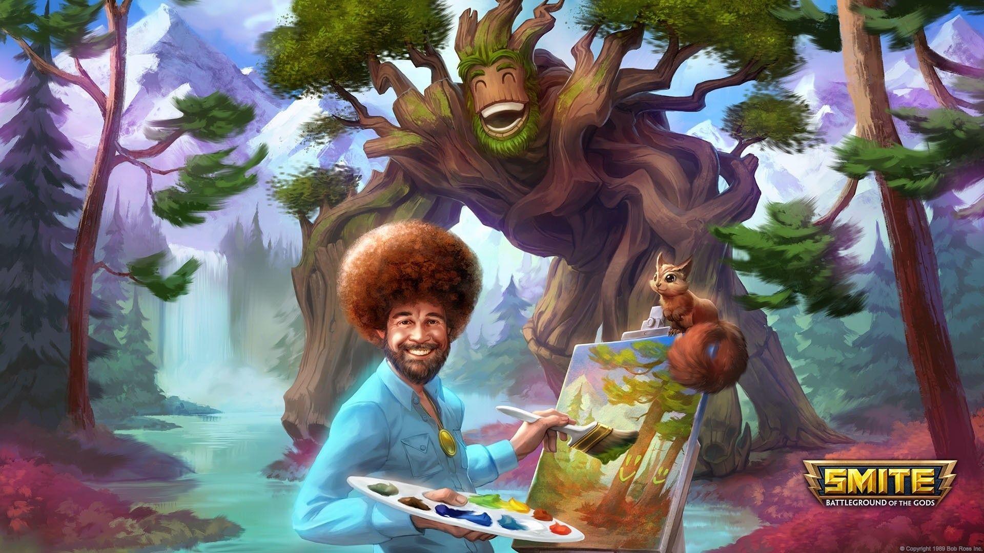 Bob Ross Wallpapers - Top Free Bob Ross Backgrounds - WallpaperAccess