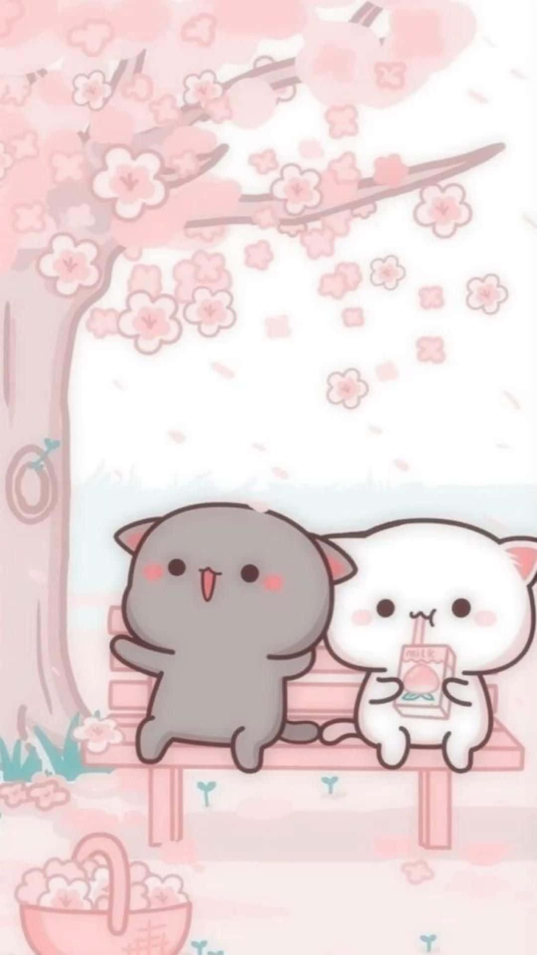 Peach Cat Wallpapers - Top Free Peach Cat Backgrounds - WallpaperAccess