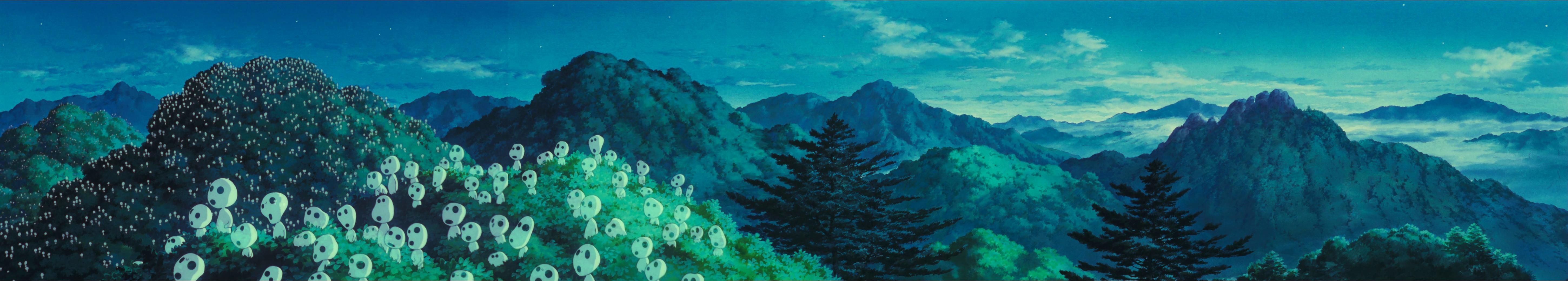 Ghibli Dual Screen Wallpapers - Top Free Ghibli Dual Screen Backgrounds ...