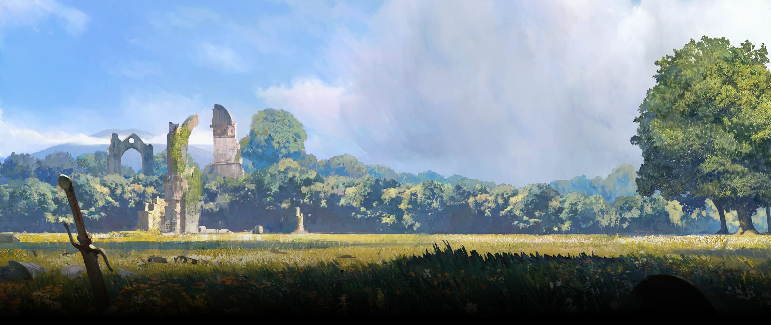 Ghibli Dual Screen Wallpapers - Top Free Ghibli Dual Screen Backgrounds ...