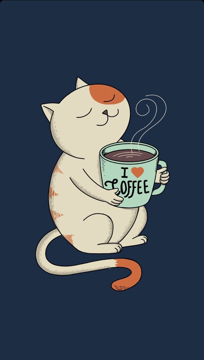 Cat Coffee Wallpapers - Top Free Cat Coffee Backgrounds - WallpaperAccess