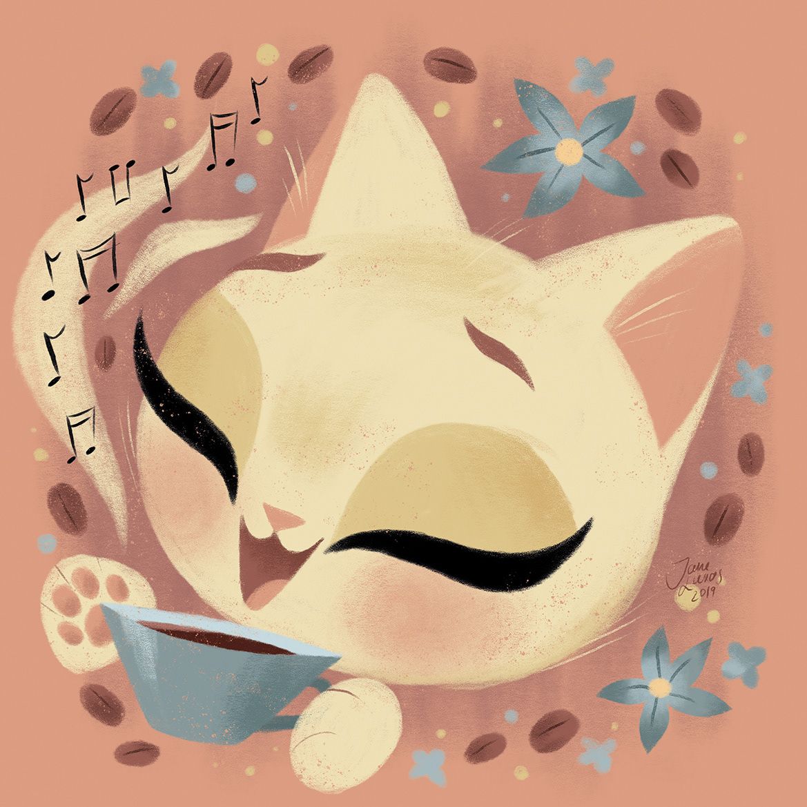 Cat Coffee Wallpapers - Top Free Cat Coffee Backgrounds - WallpaperAccess