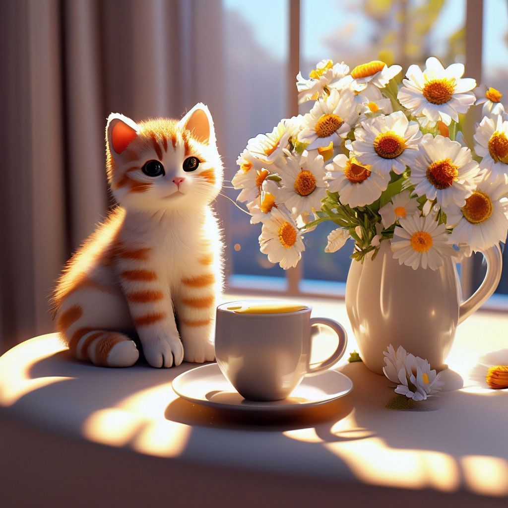 Cat Coffee Wallpapers - Top Free Cat Coffee Backgrounds - WallpaperAccess
