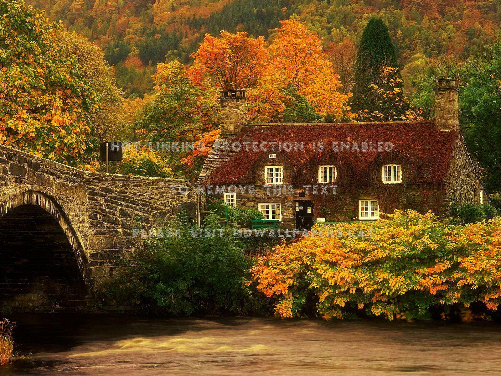 Autumn Cottage Wallpapers - Top Free Autumn Cottage Backgrounds ...