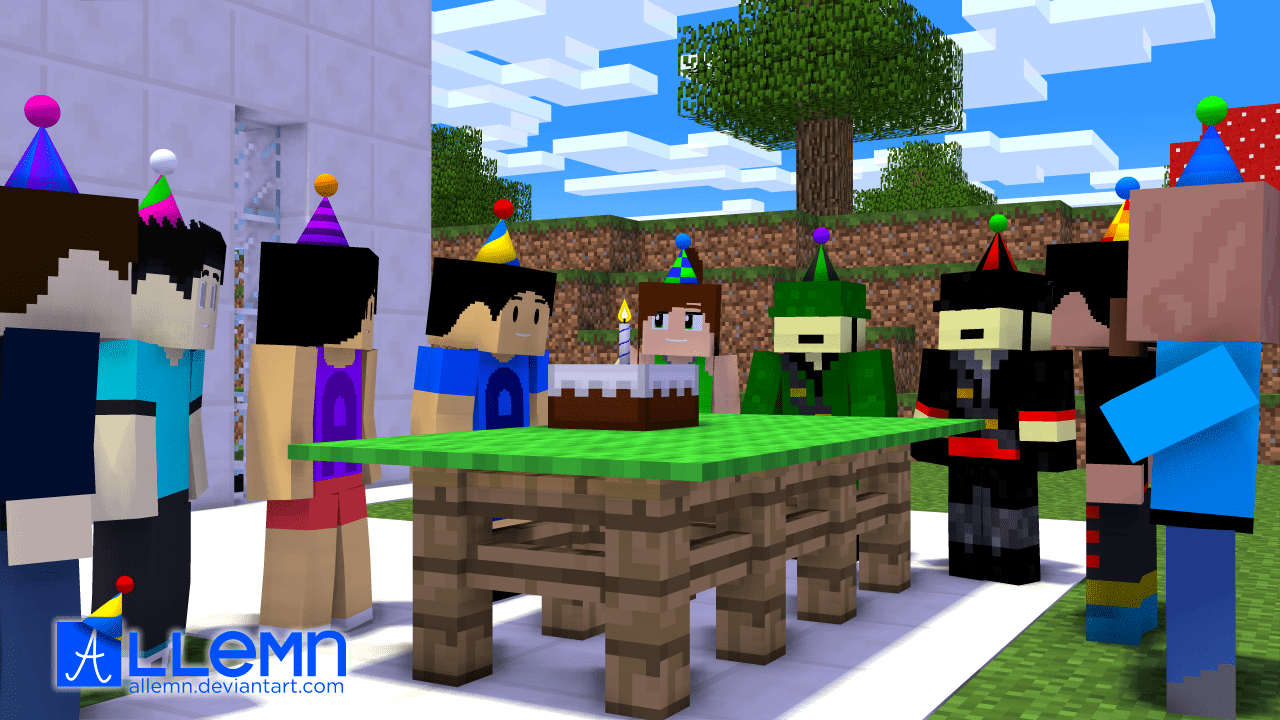 Minecraft Birthday Wallpapers - Top Free Minecraft Birthday Backgrounds ...