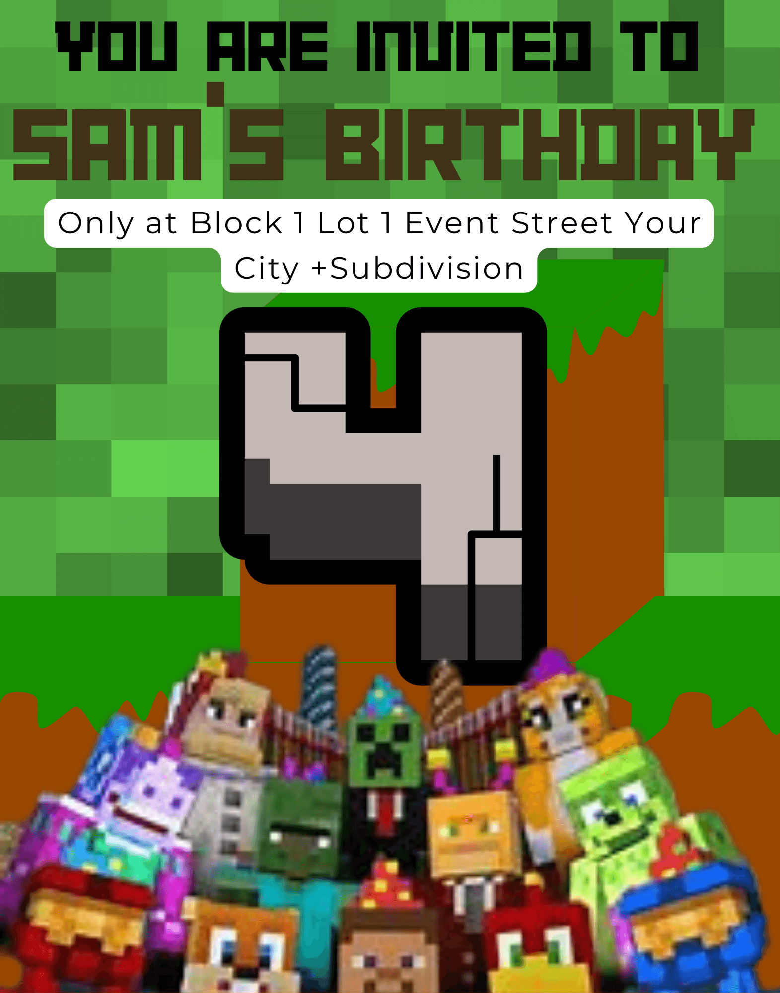 Minecraft Birthday Wallpapers - Top Free Minecraft Birthday Backgrounds ...