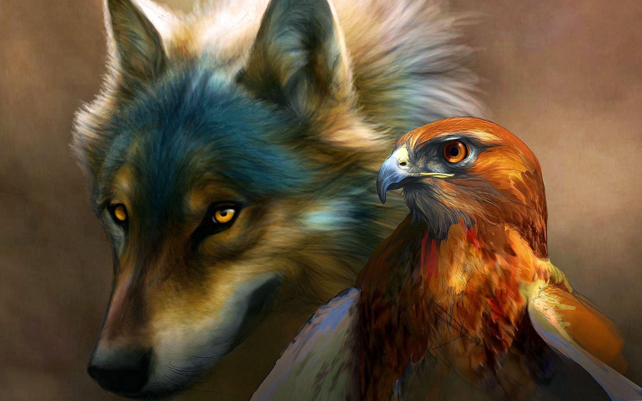 Wolf and Eagle Wallpapers - Top Free Wolf and Eagle Backgrounds ...