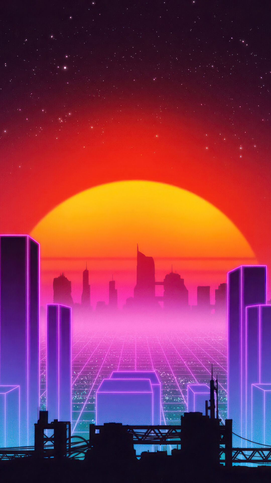 Retrowave Phone Wallpapers - Top Free Retrowave Phone Backgrounds ...