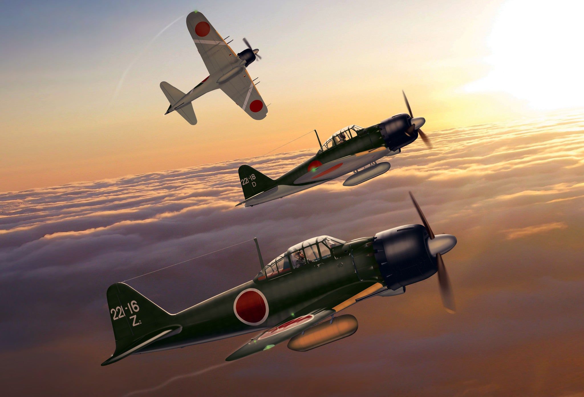 Mitsubishi A6M Zero Wallpapers - Top Free Mitsubishi A6M Zero ...