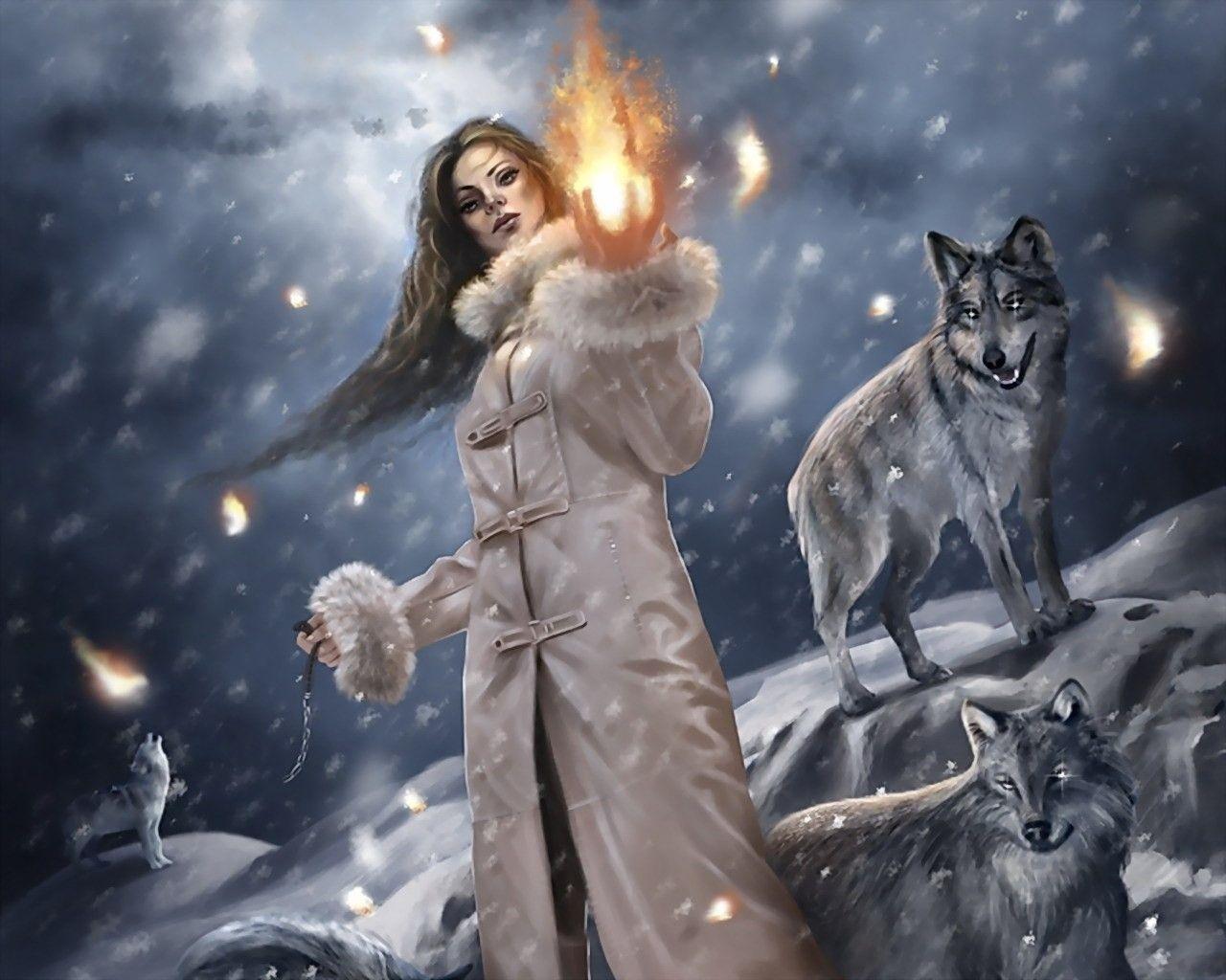 Women and Wolves Wallpapers - Top Free Women and Wolves Backgrounds ...