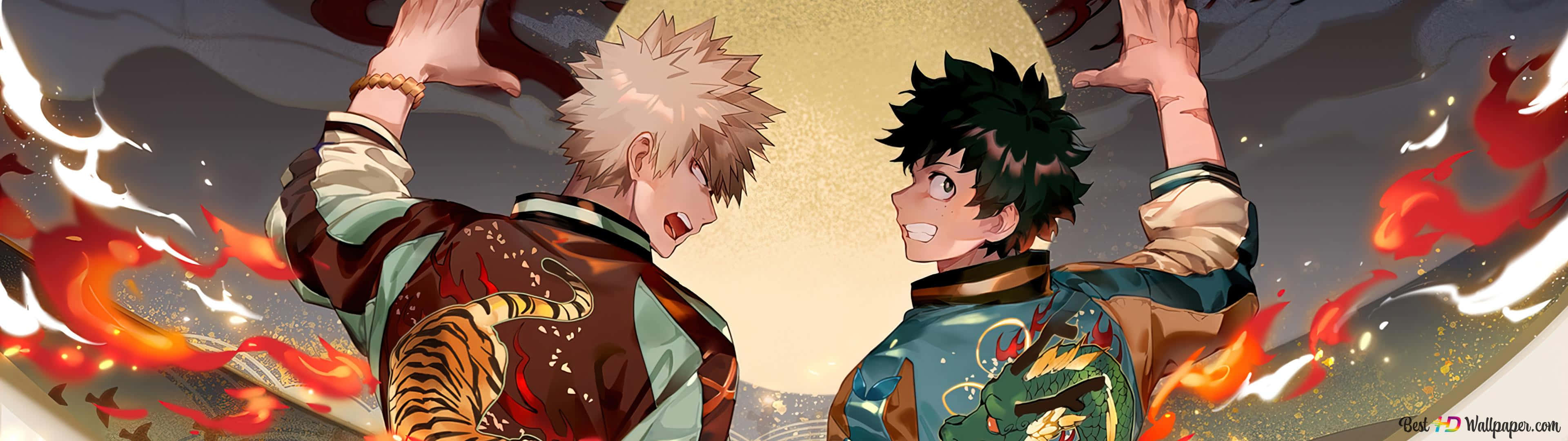 My Hero Academia Dual Screen Wallpapers - Top Free My Hero Academia ...