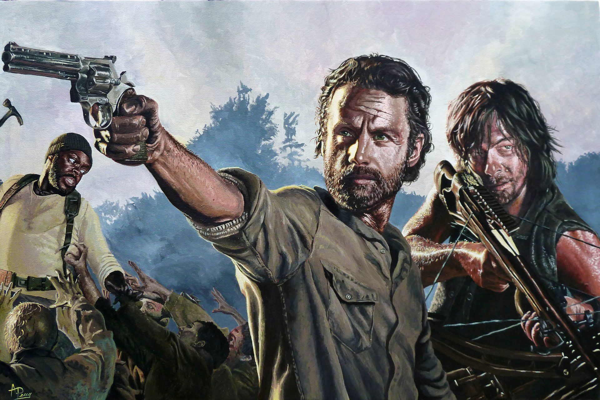 Rick and Daryl Wallpapers - Top Free Rick and Daryl Backgrounds ...