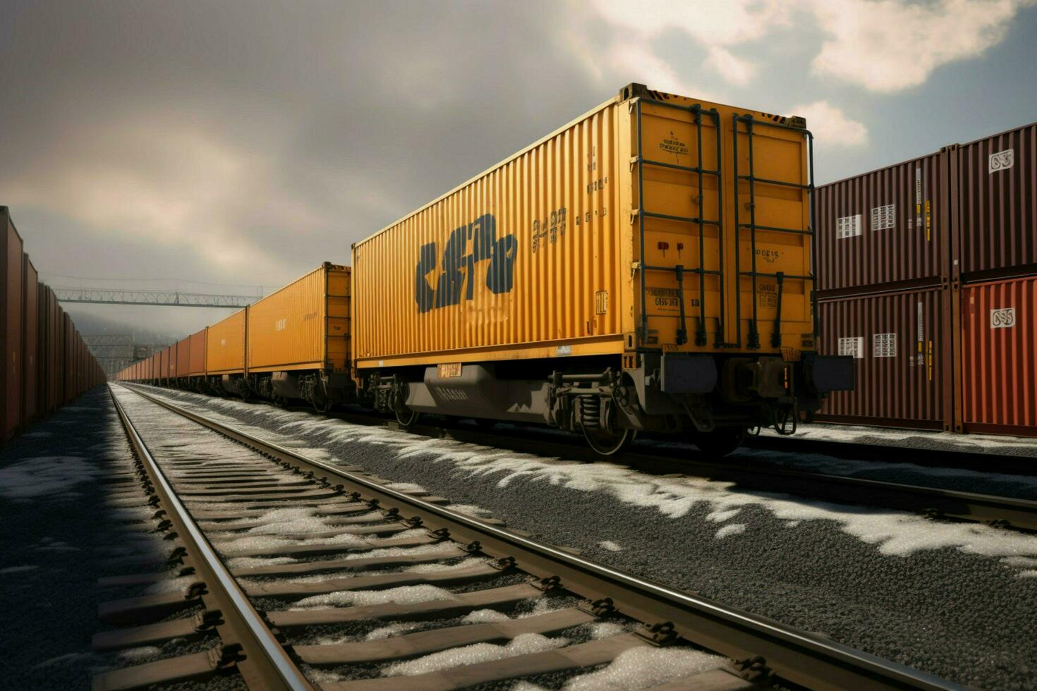 Cargo Train Wallpapers - Top Free Cargo Train Backgrounds - WallpaperAccess