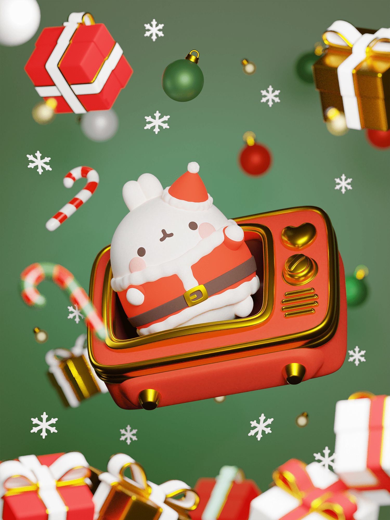 Molang Christmas Wallpapers - Top Free Molang Christmas Backgrounds ...