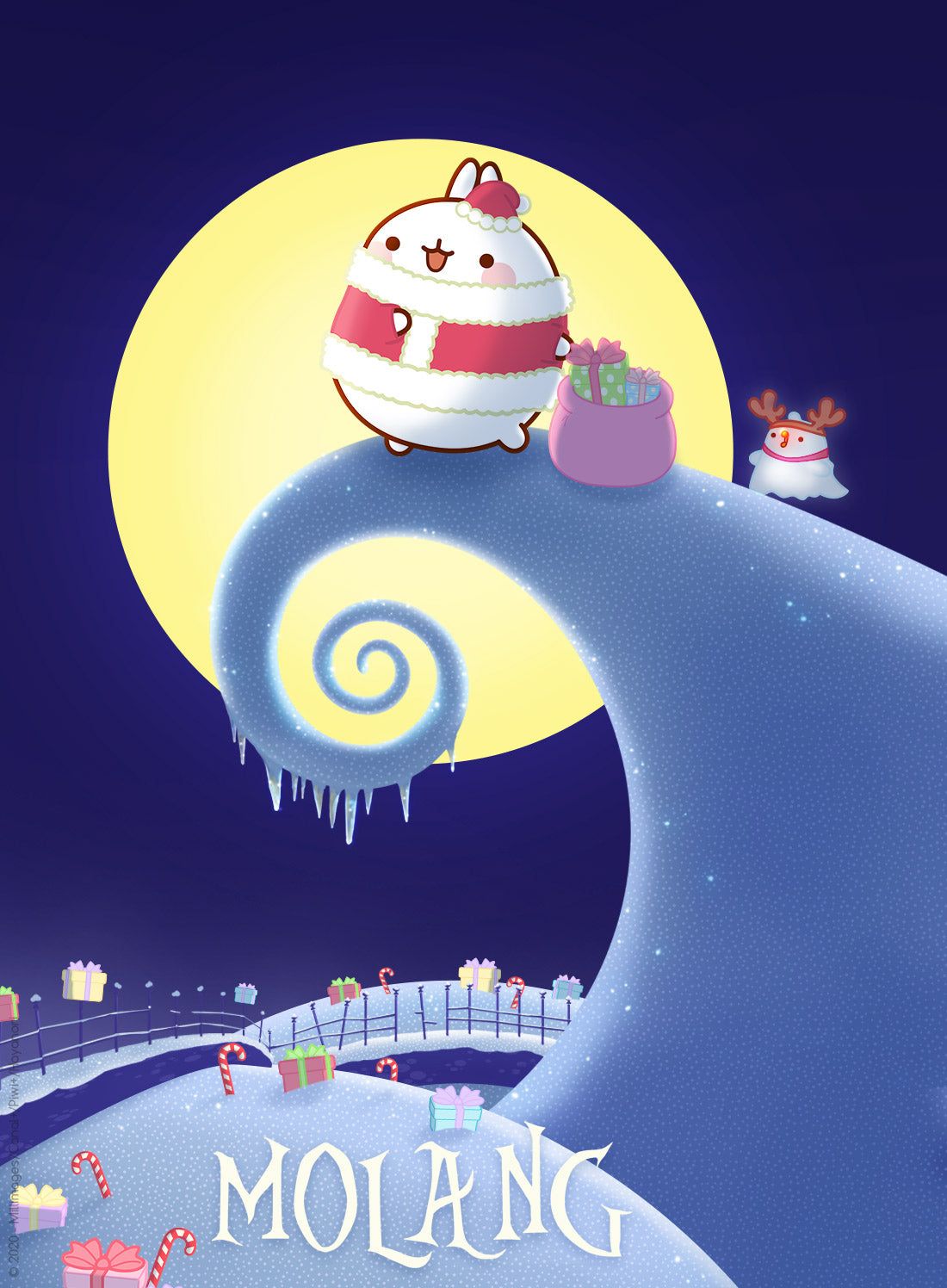 Molang Christmas Wallpapers - Top Free Molang Christmas Backgrounds ...
