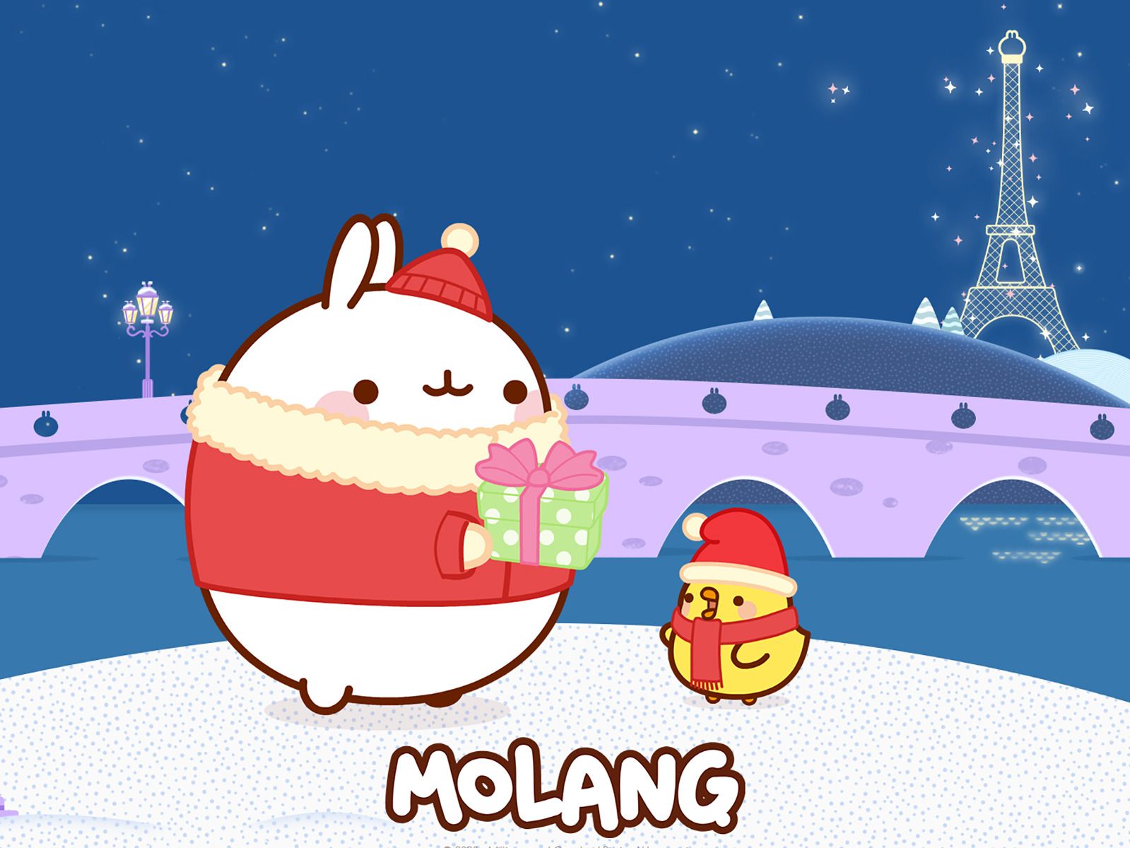 Molang Christmas Wallpapers - Top Free Molang Christmas Backgrounds ...