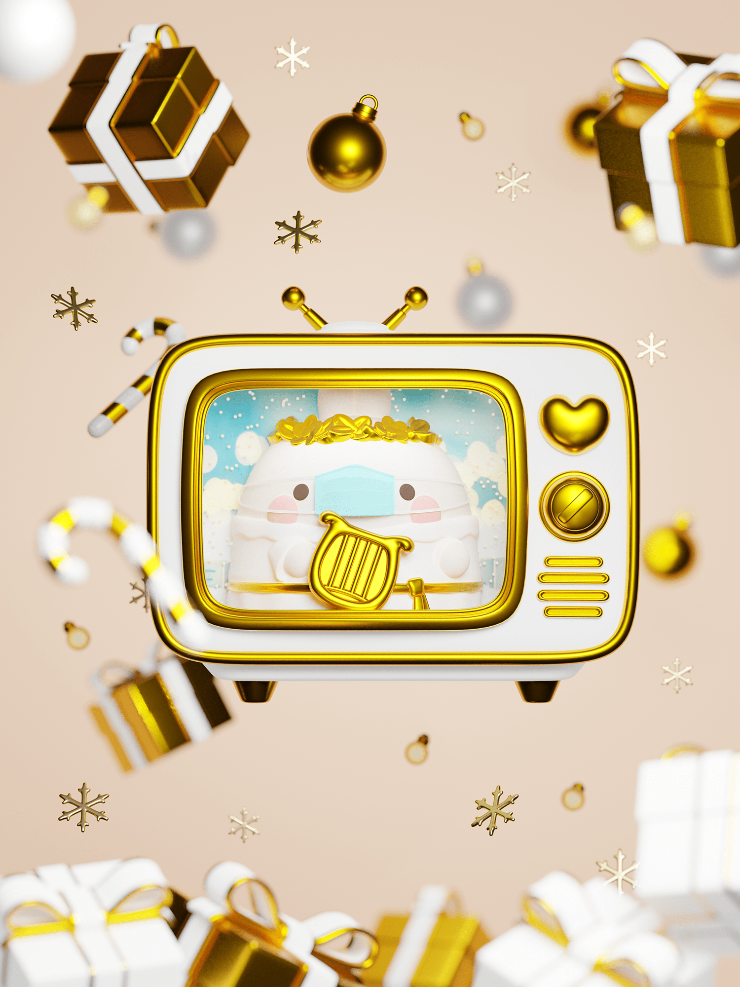 Molang Christmas Wallpapers - Top Free Molang Christmas Backgrounds ...