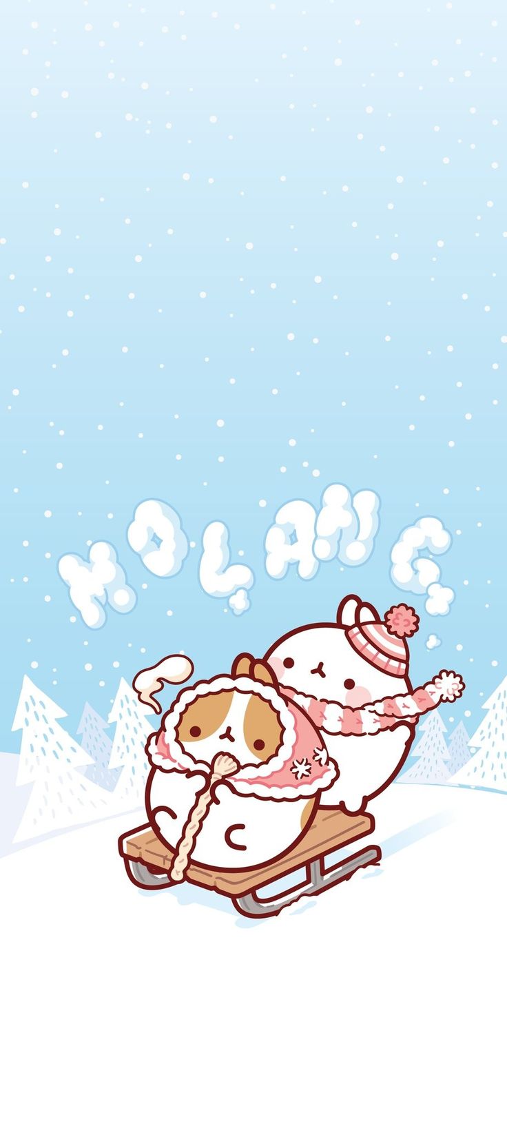 Molang Christmas Wallpapers - Top Free Molang Christmas Backgrounds ...