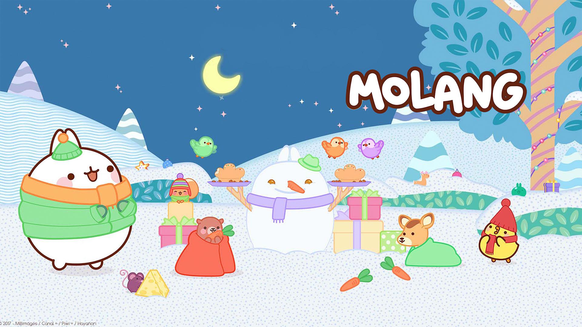 Molang Christmas Wallpapers - Top Free Molang Christmas Backgrounds ...