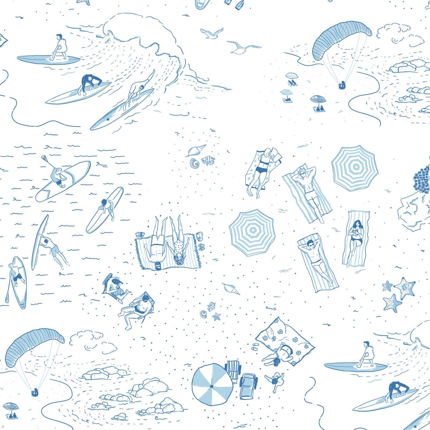 Beach Pattern Wallpapers - Top Free Beach Pattern Backgrounds - WallpaperAccess