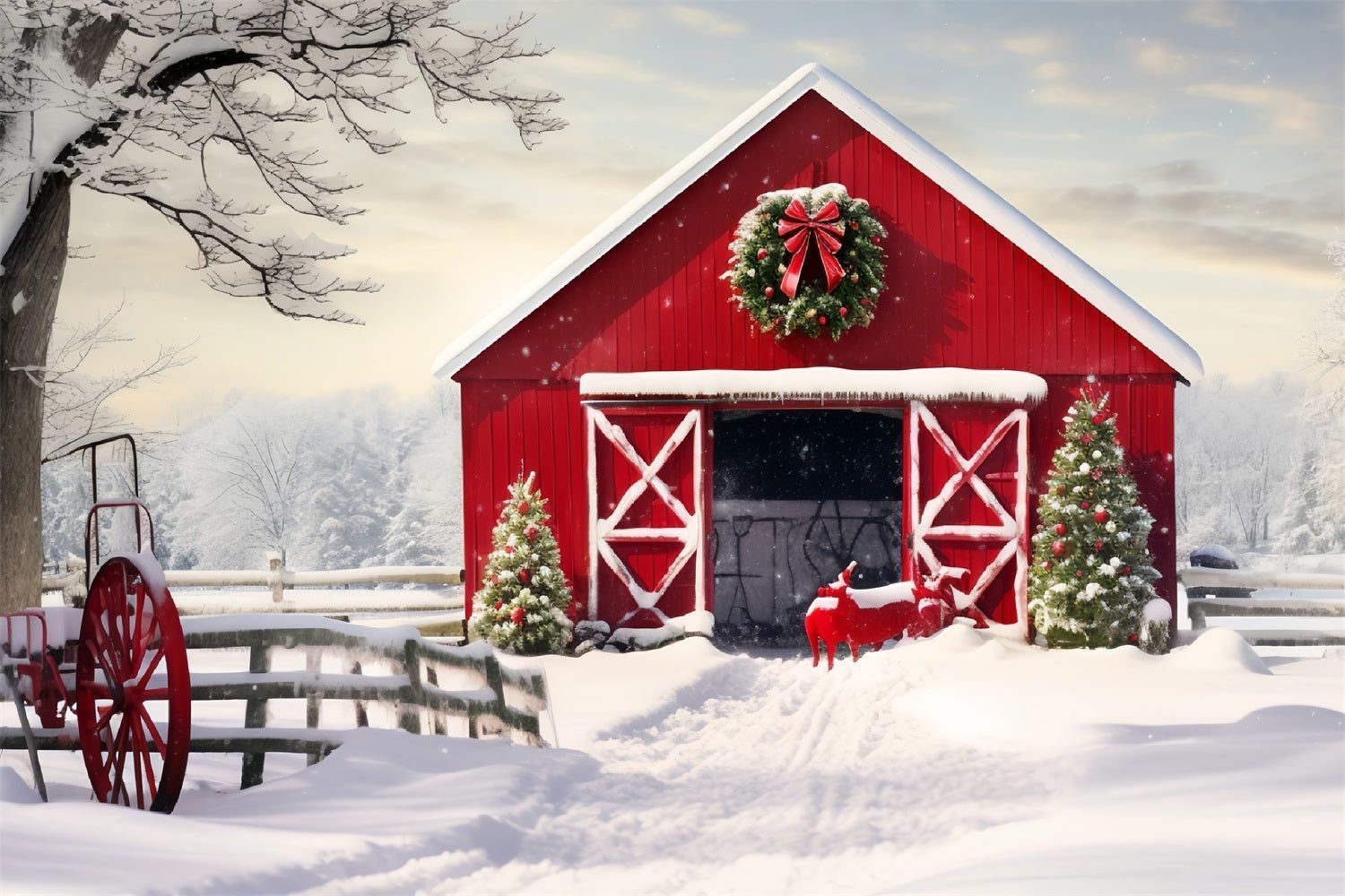 Christmas Barn Wallpapers - Top Free Christmas Barn Backgrounds - WallpaperAccess