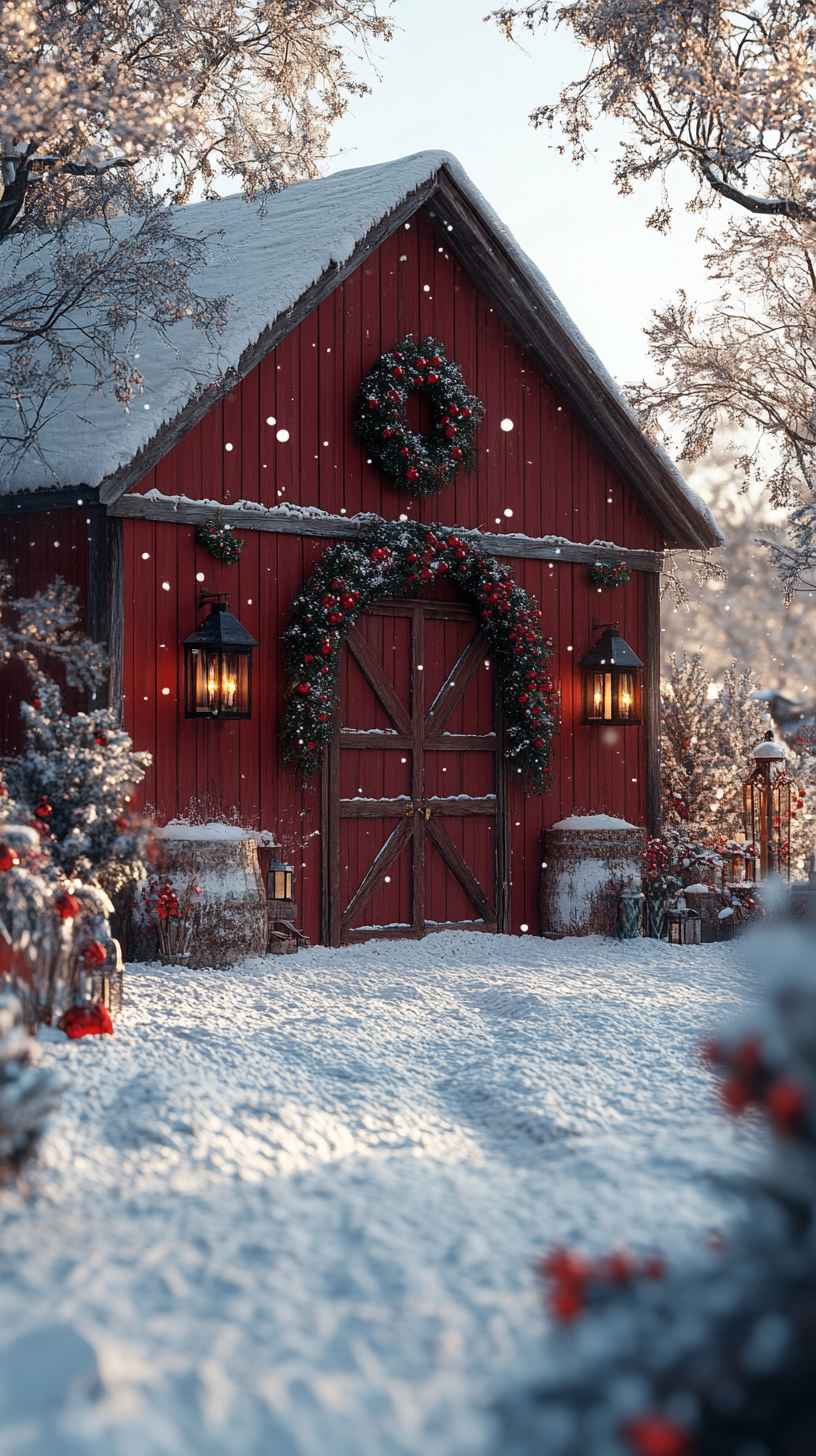 Christmas Barn Wallpapers - Top Free Christmas Barn Backgrounds - WallpaperAccess